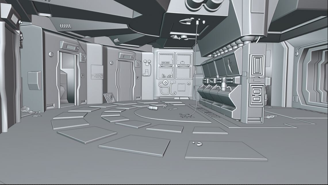 ArtStation - SCI FI Room