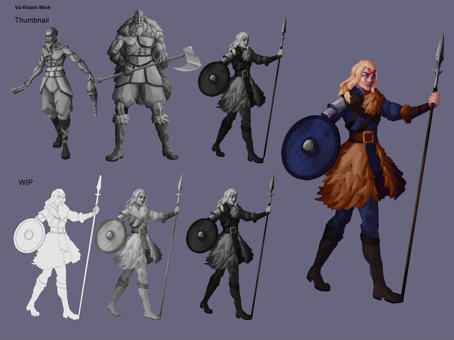 ArtStation - Viking concept.