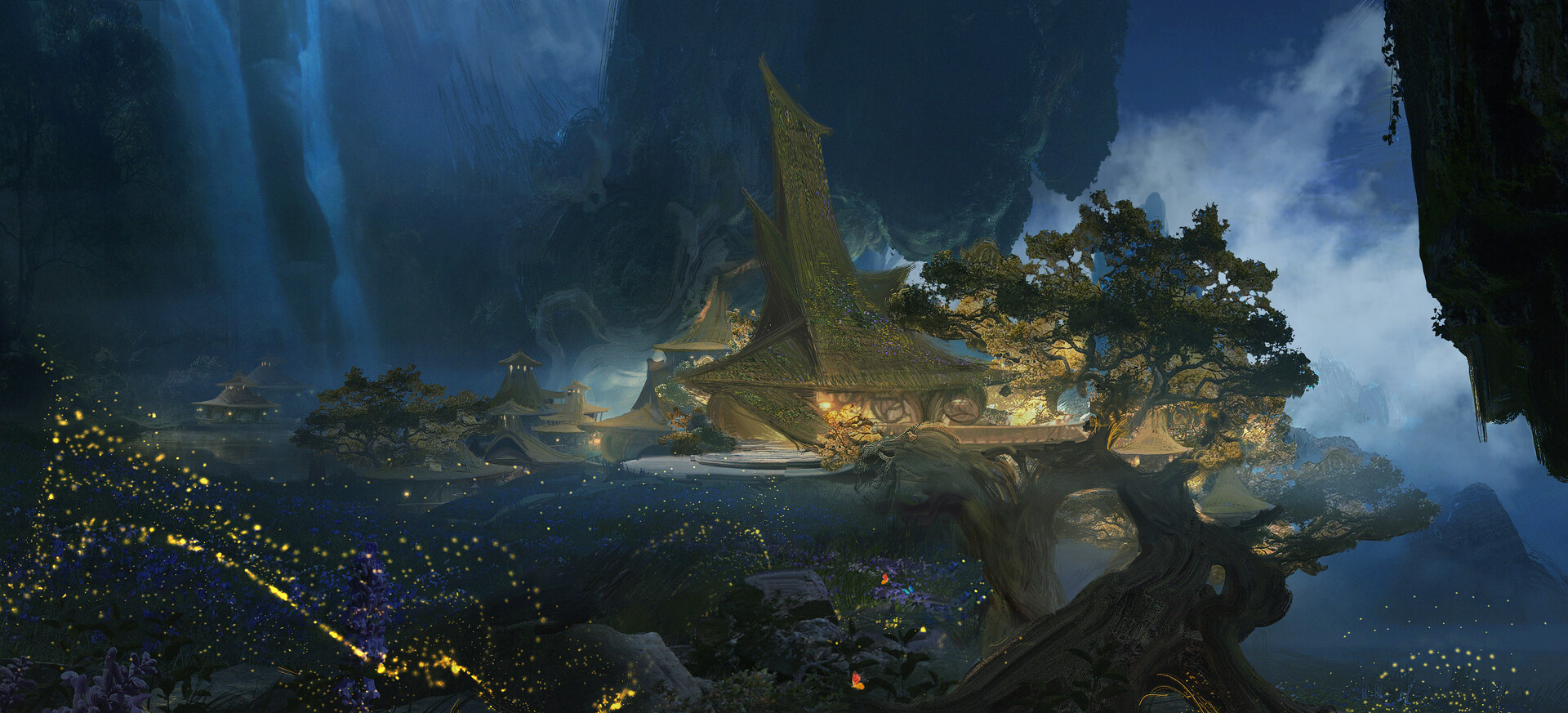 ArtStation - Elf Village 2