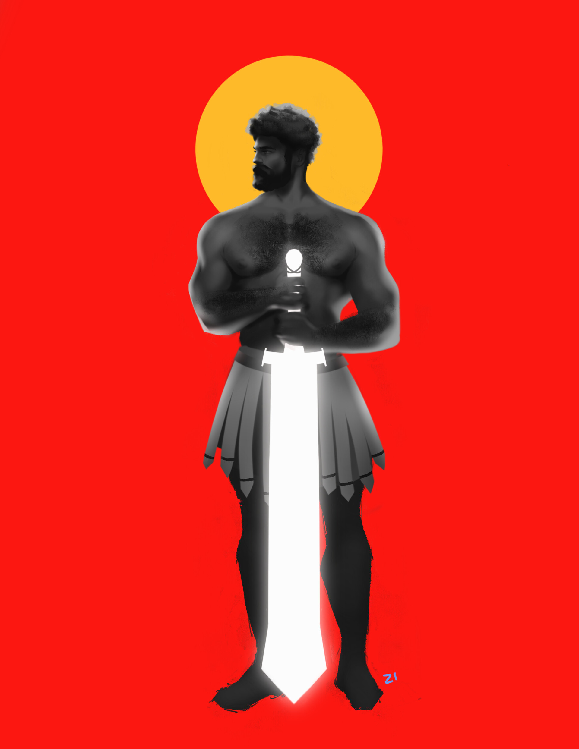 ArtStation - Red Sun