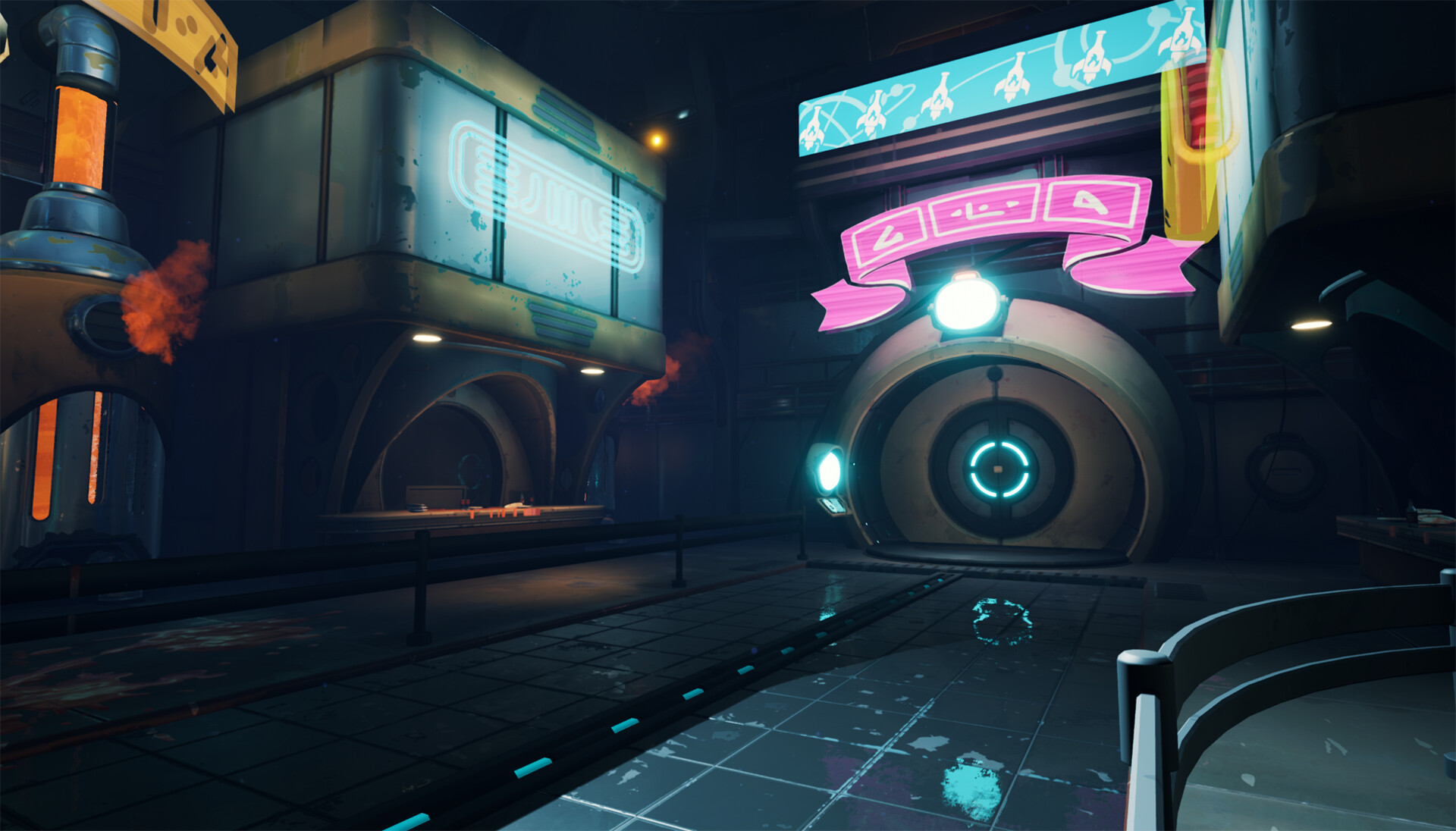 ArtStation - Food Court from Vicious Circle