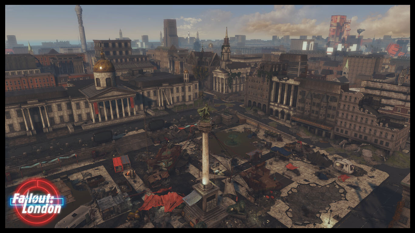 ArtStation - Fallout: London - Trafalgar Square
