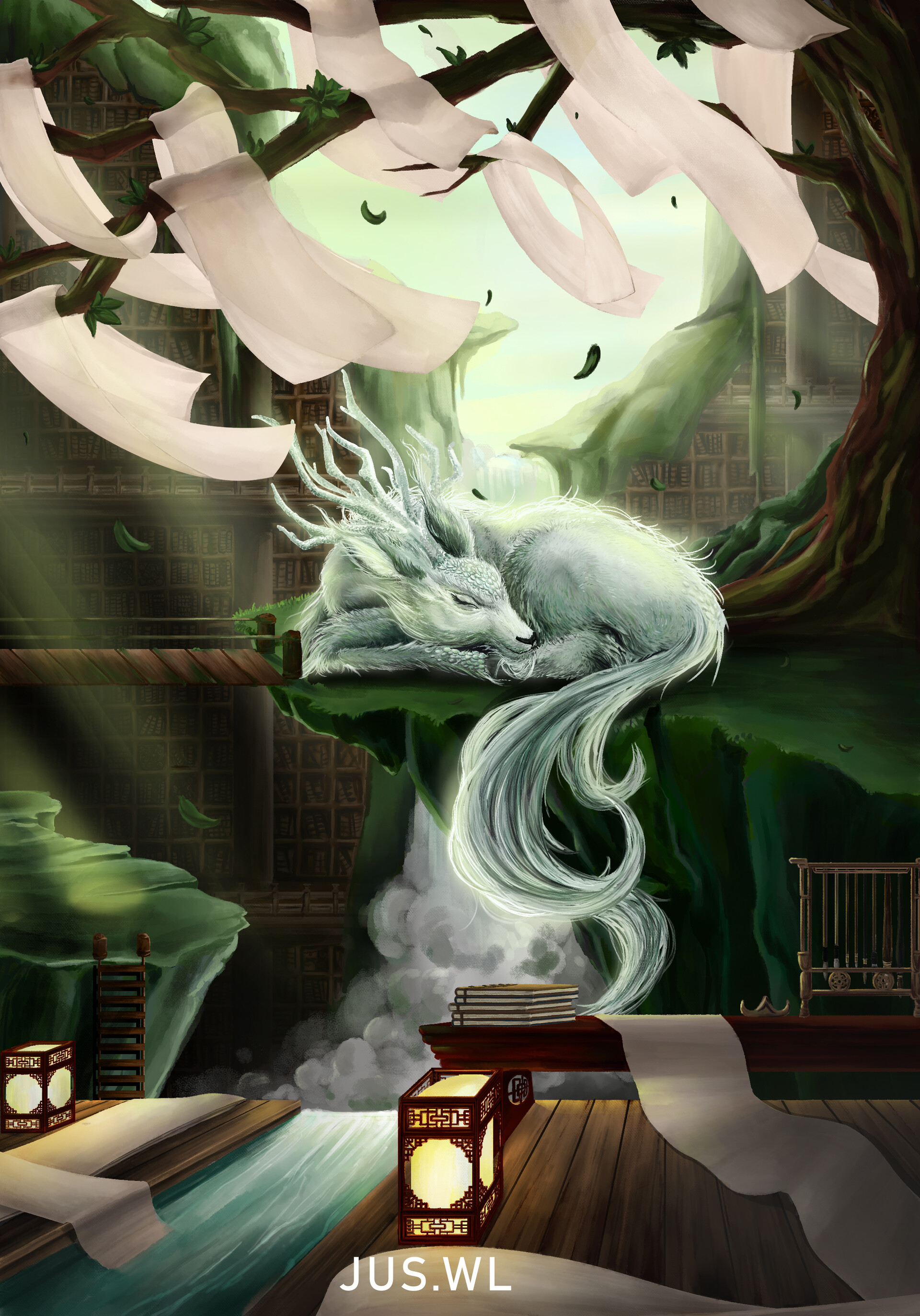 ArtStation - China Mythical Creature 2 (Baize)