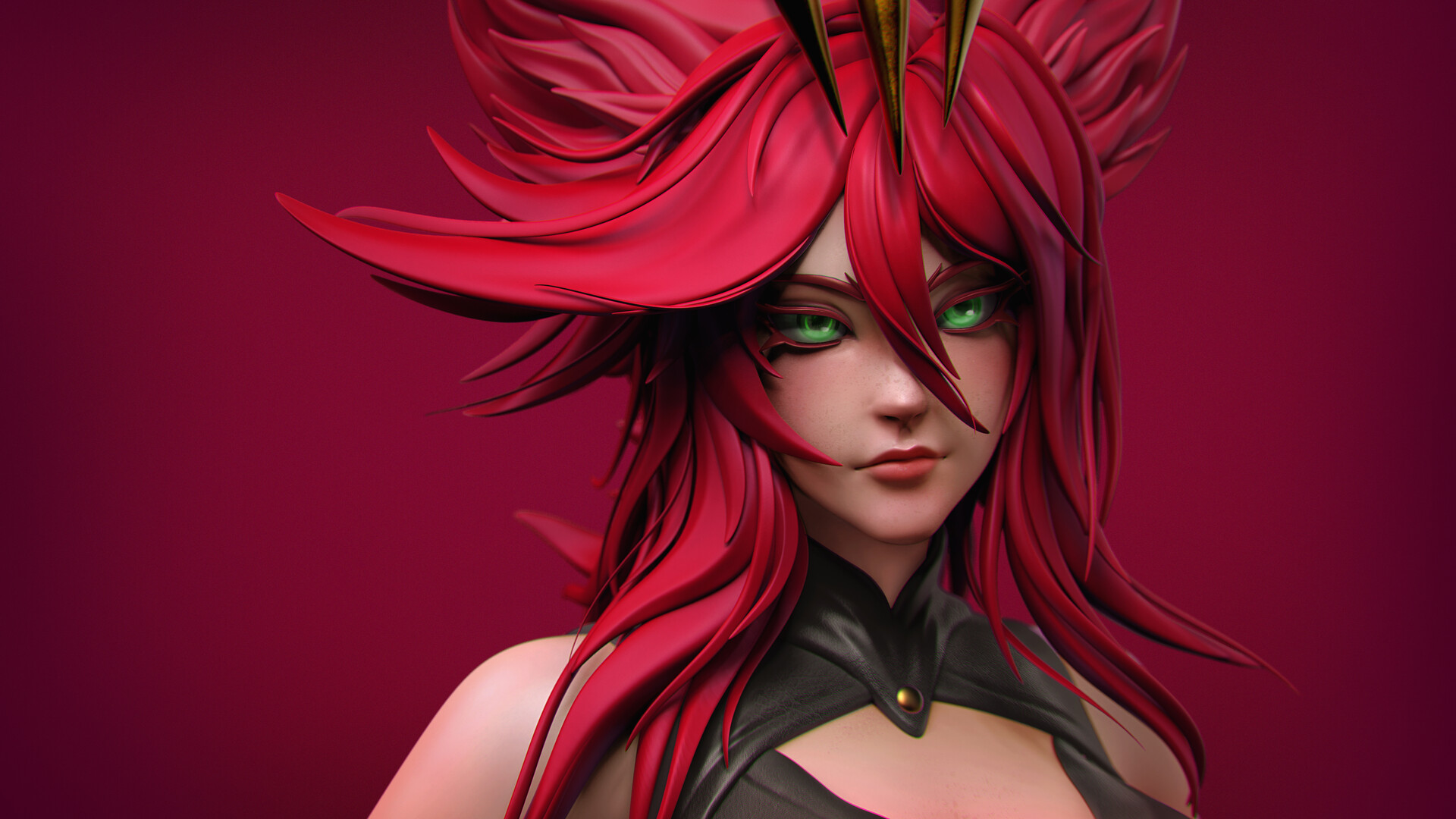 ArtStation - Ahri Ruined fanart