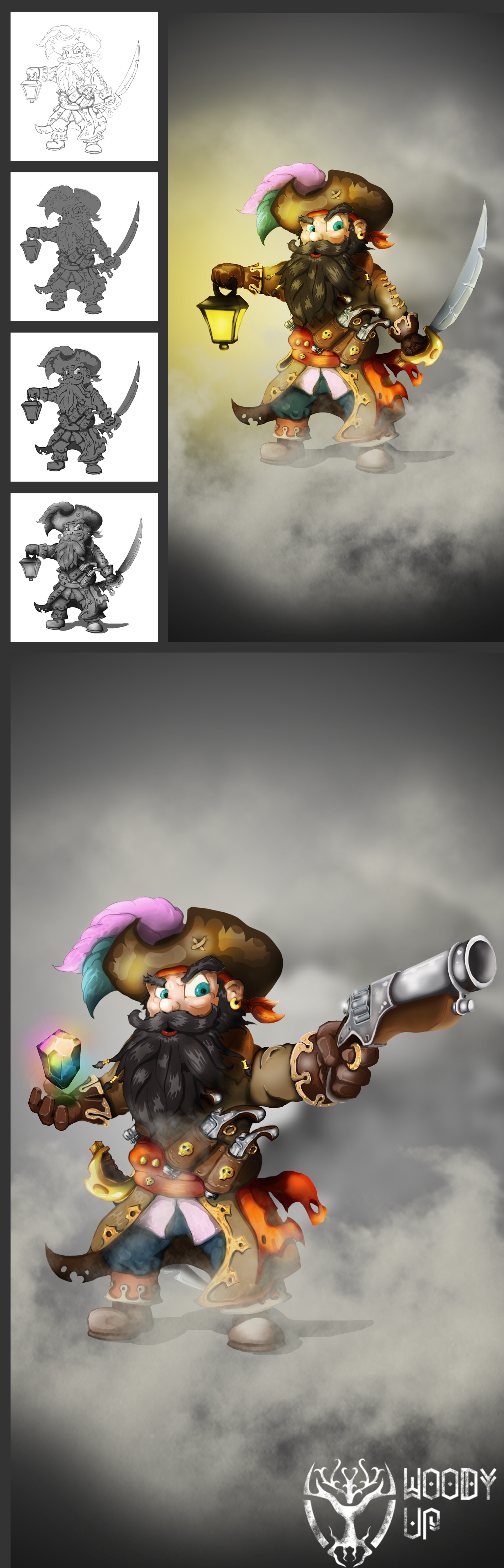 ArtStation - Pirate concept