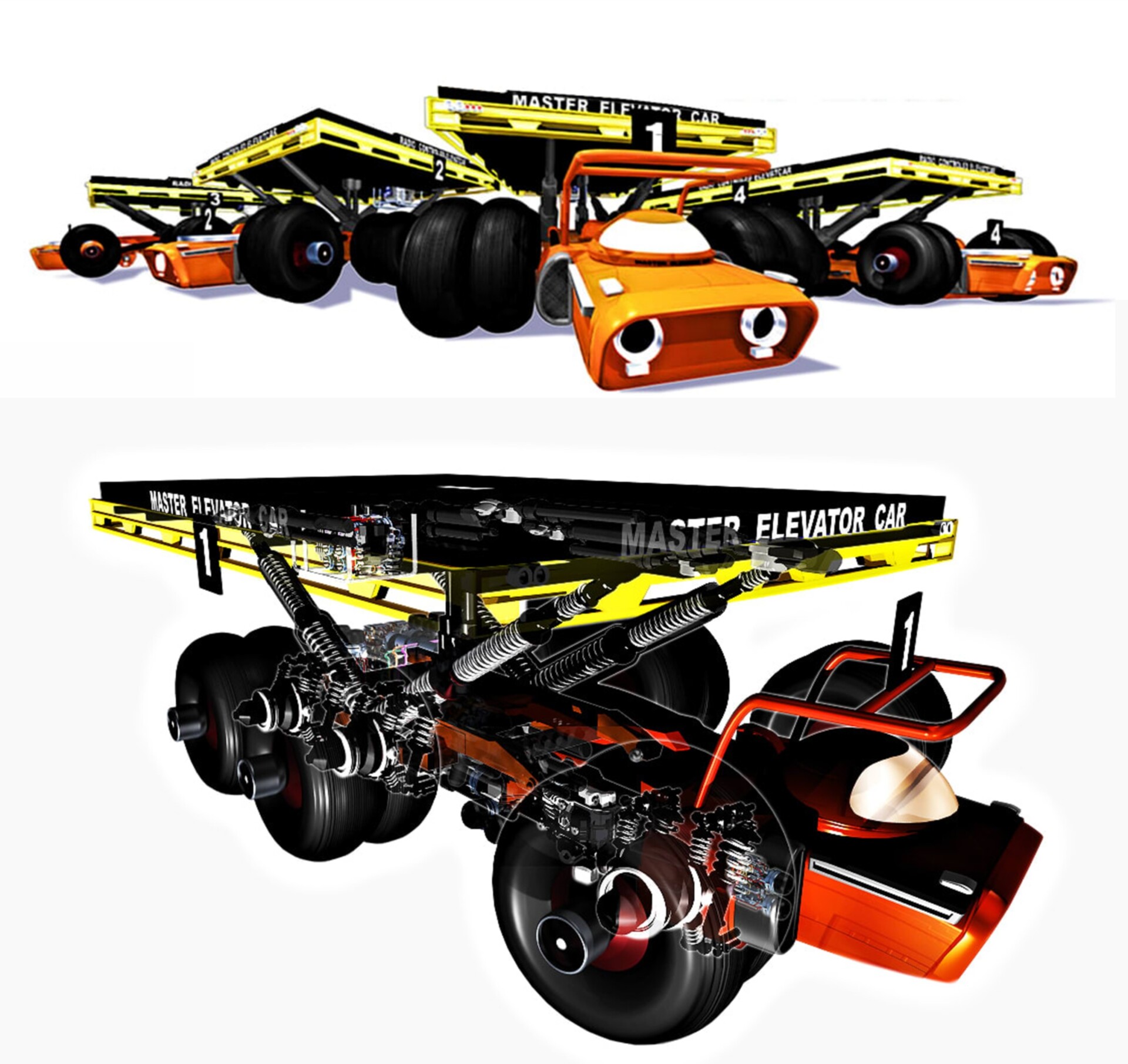 ArtStation - MASTER ELEVATOR CAR.2.3.4 (TB fan art)