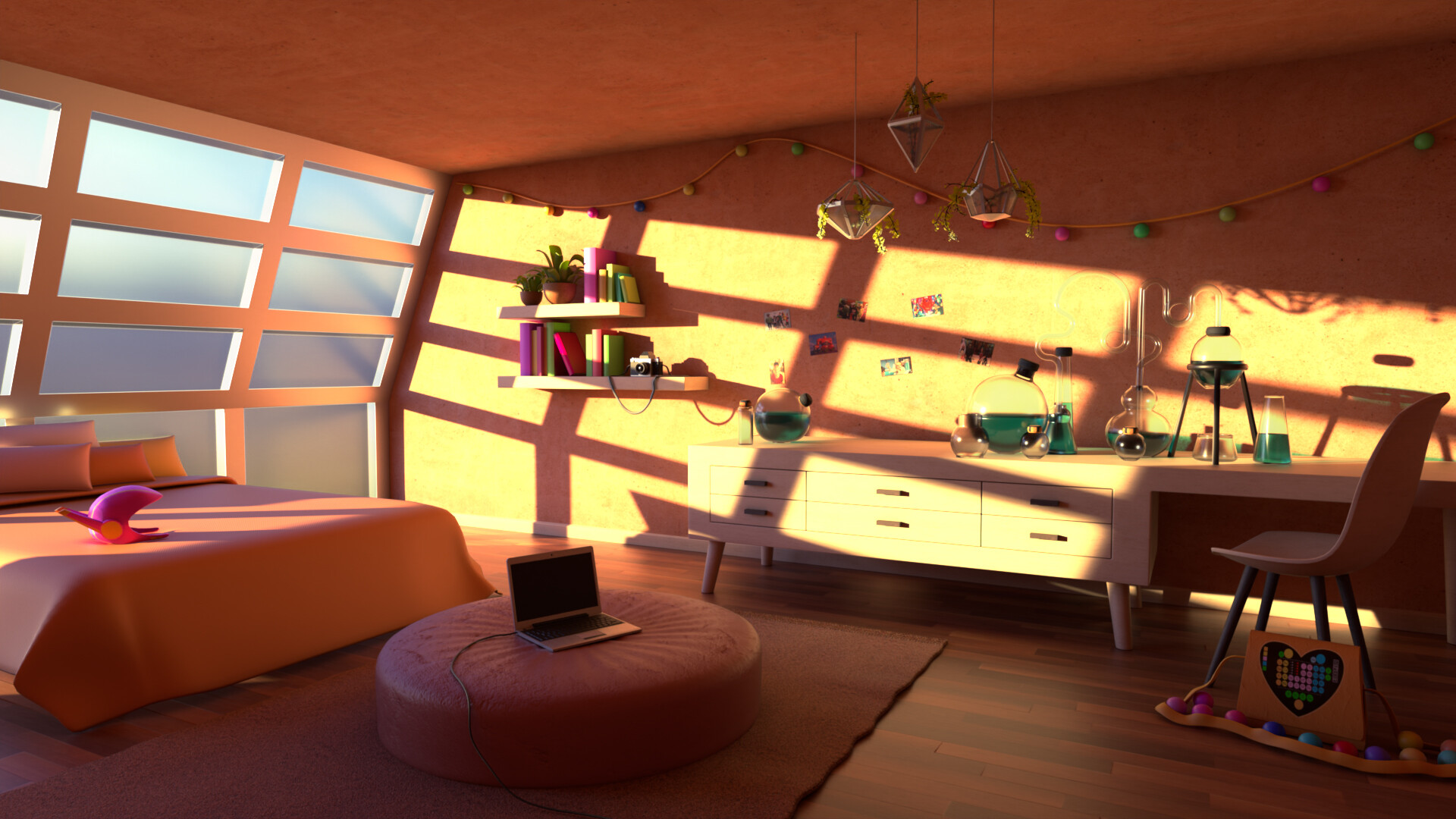 ArtStation - Pablo Recio | Honey Lemon Room