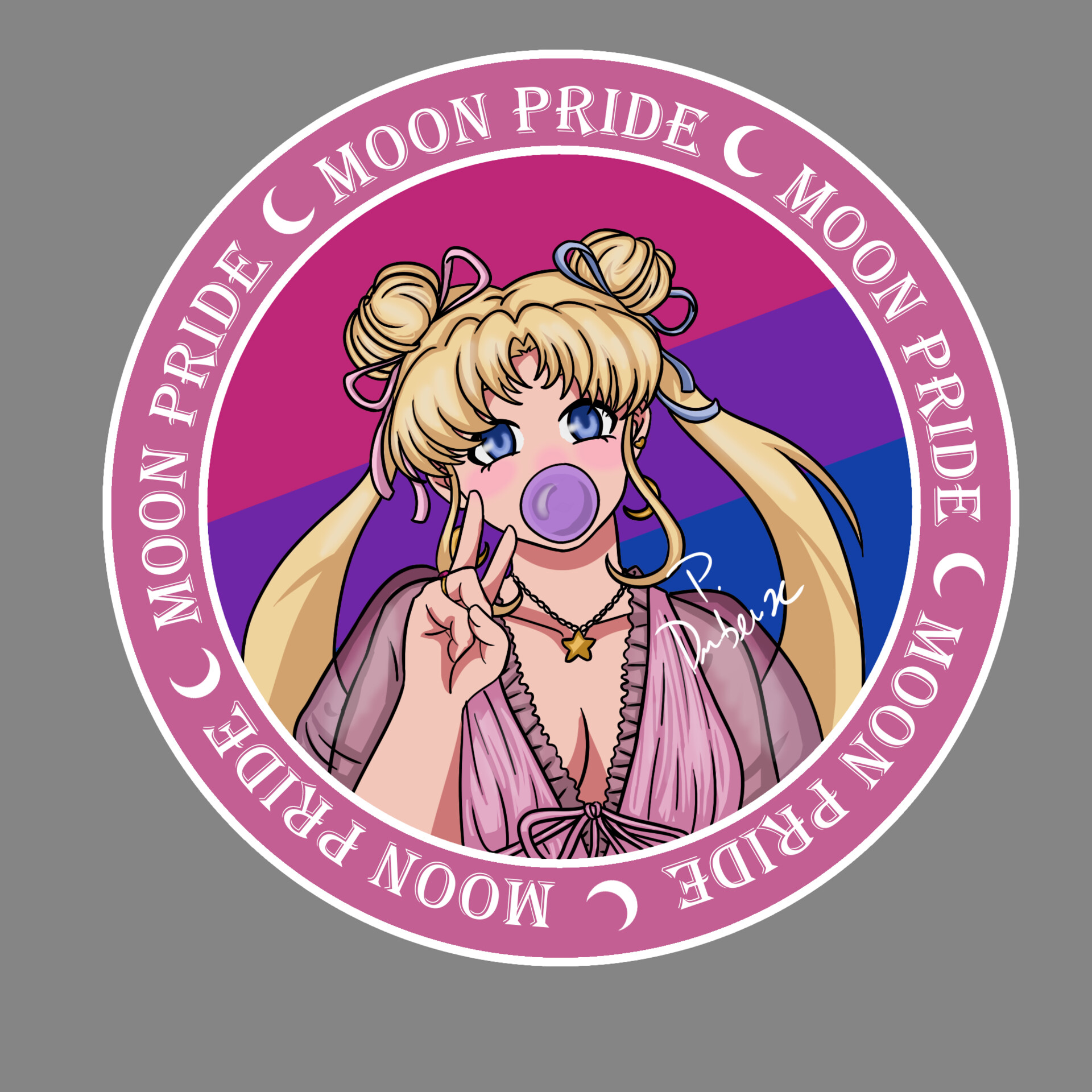 ArtStation - Sailor Moon Bi Pride