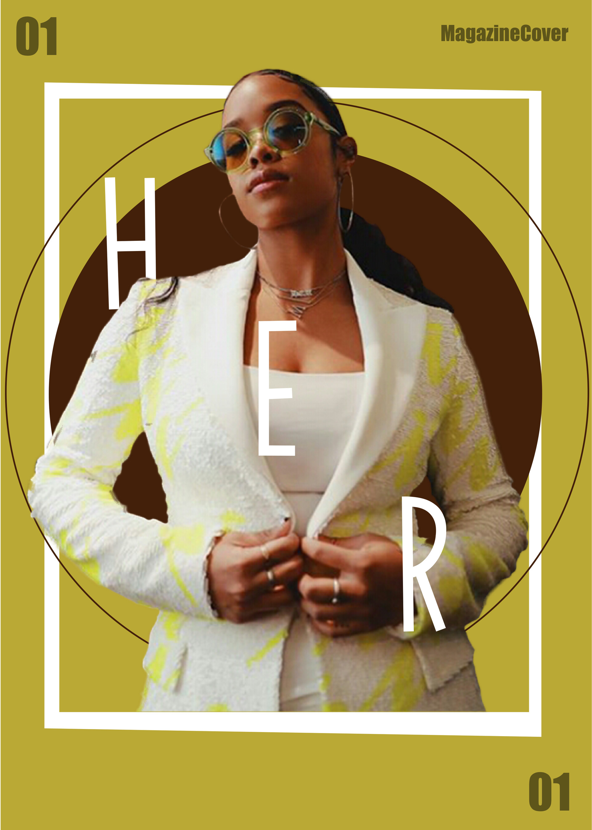 ArtStation - H.E.R - magazine cover