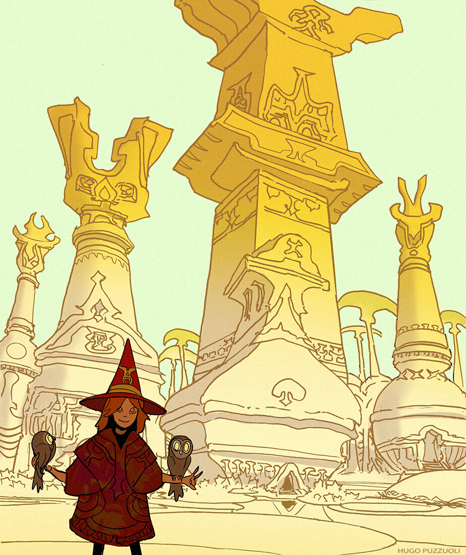 Hugo Puzzuoli - Among trees Inktober 2020