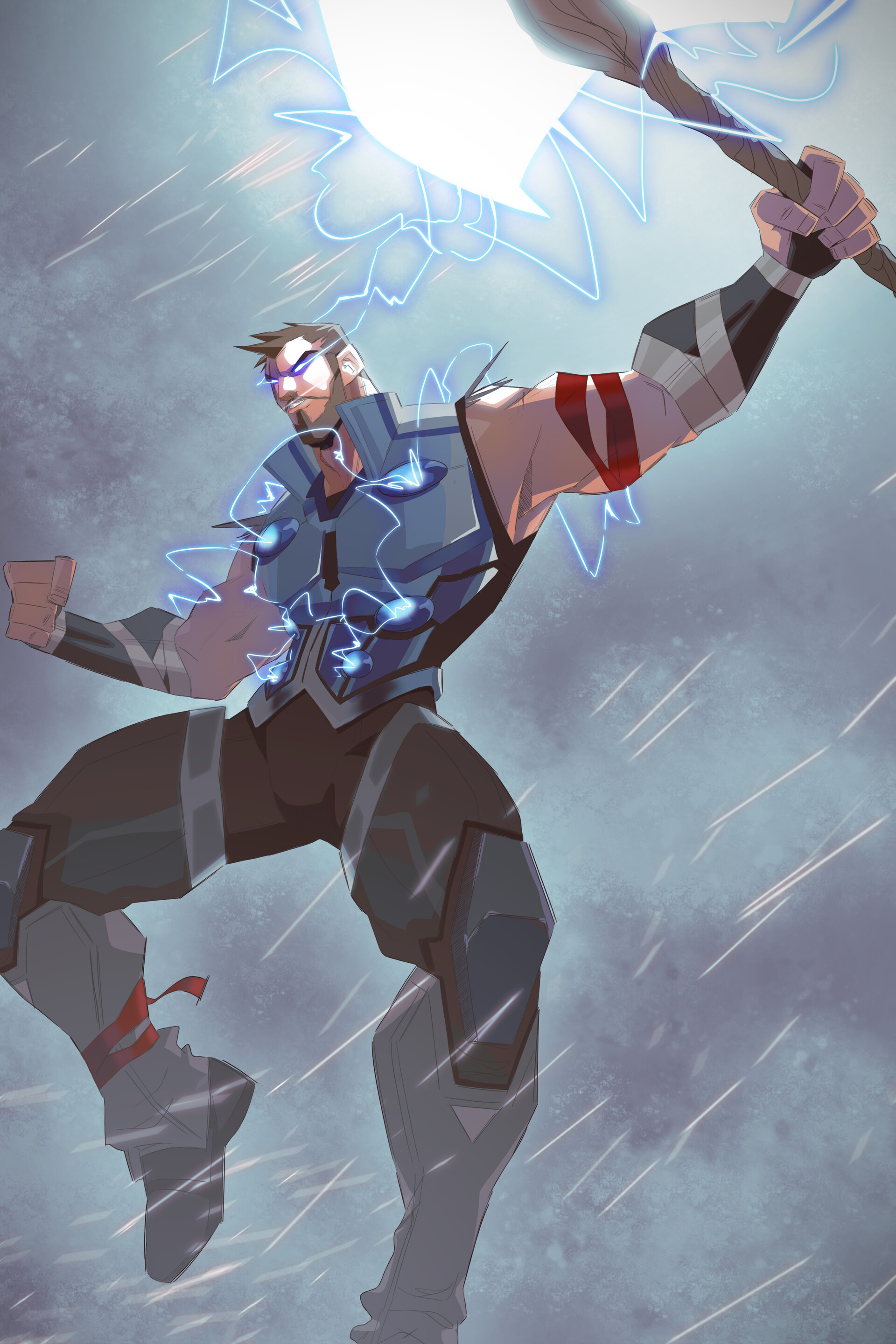 ArtStation - Fortnite Thor - Illustration