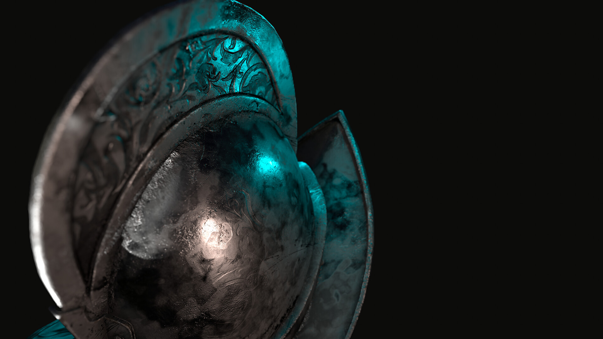 Maxime Genest - Conquistador's helmet