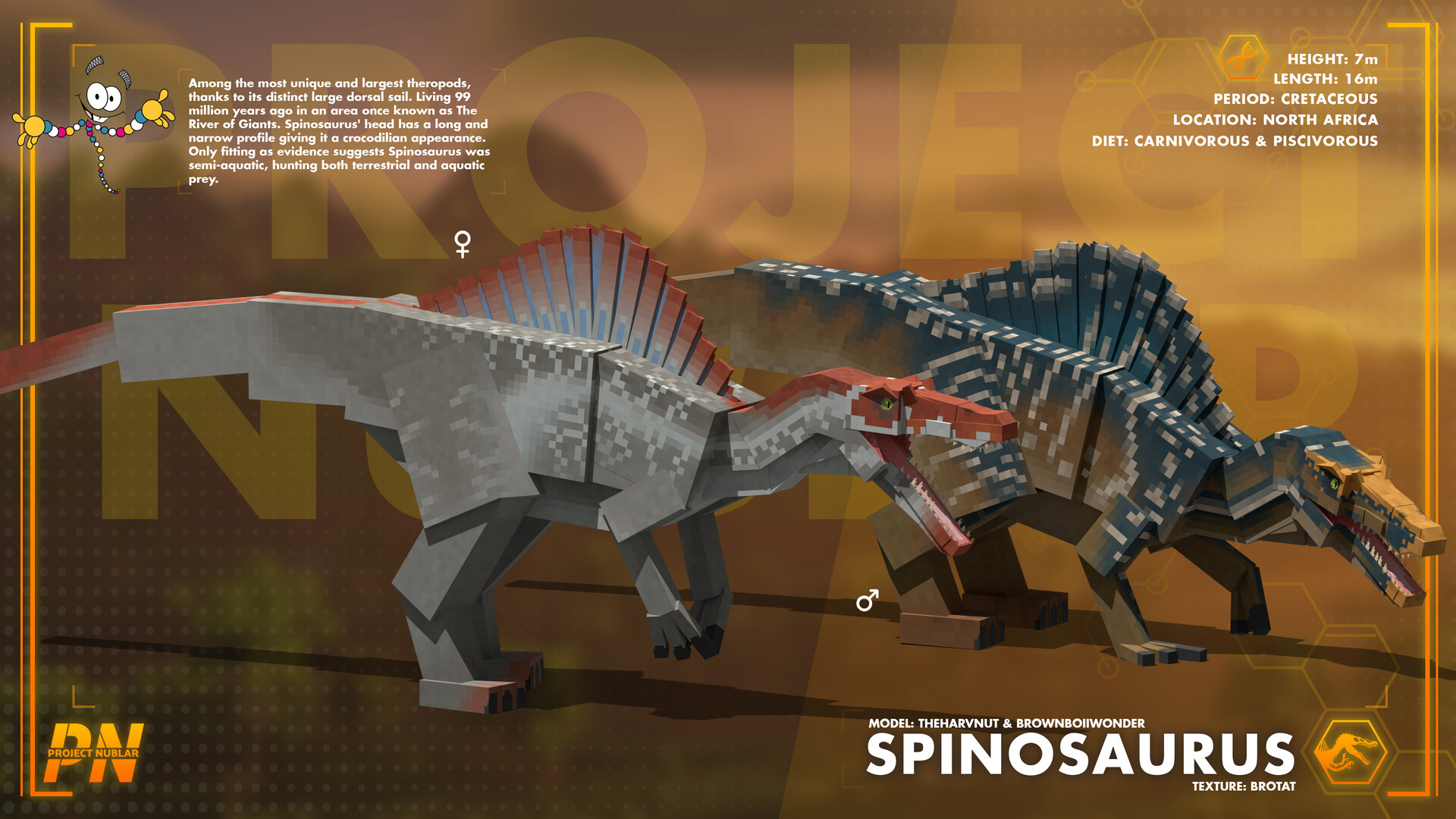 Spinosaurus Minecraft