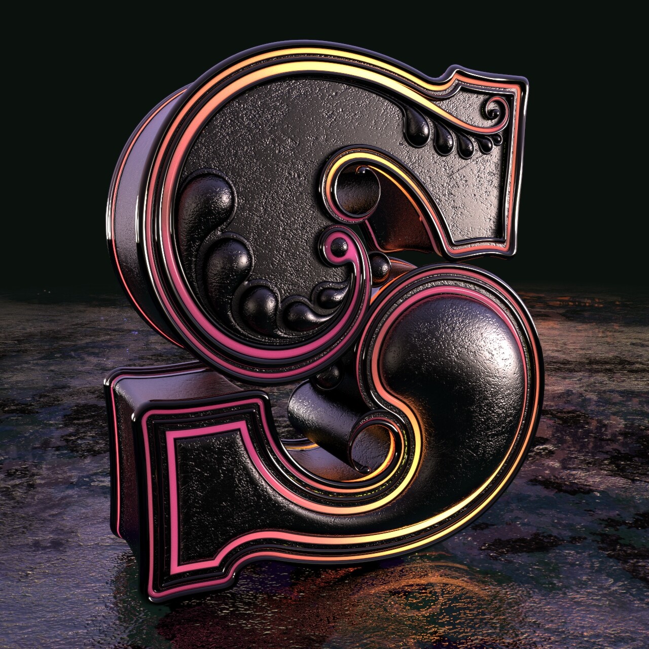 ArtStation - letter S