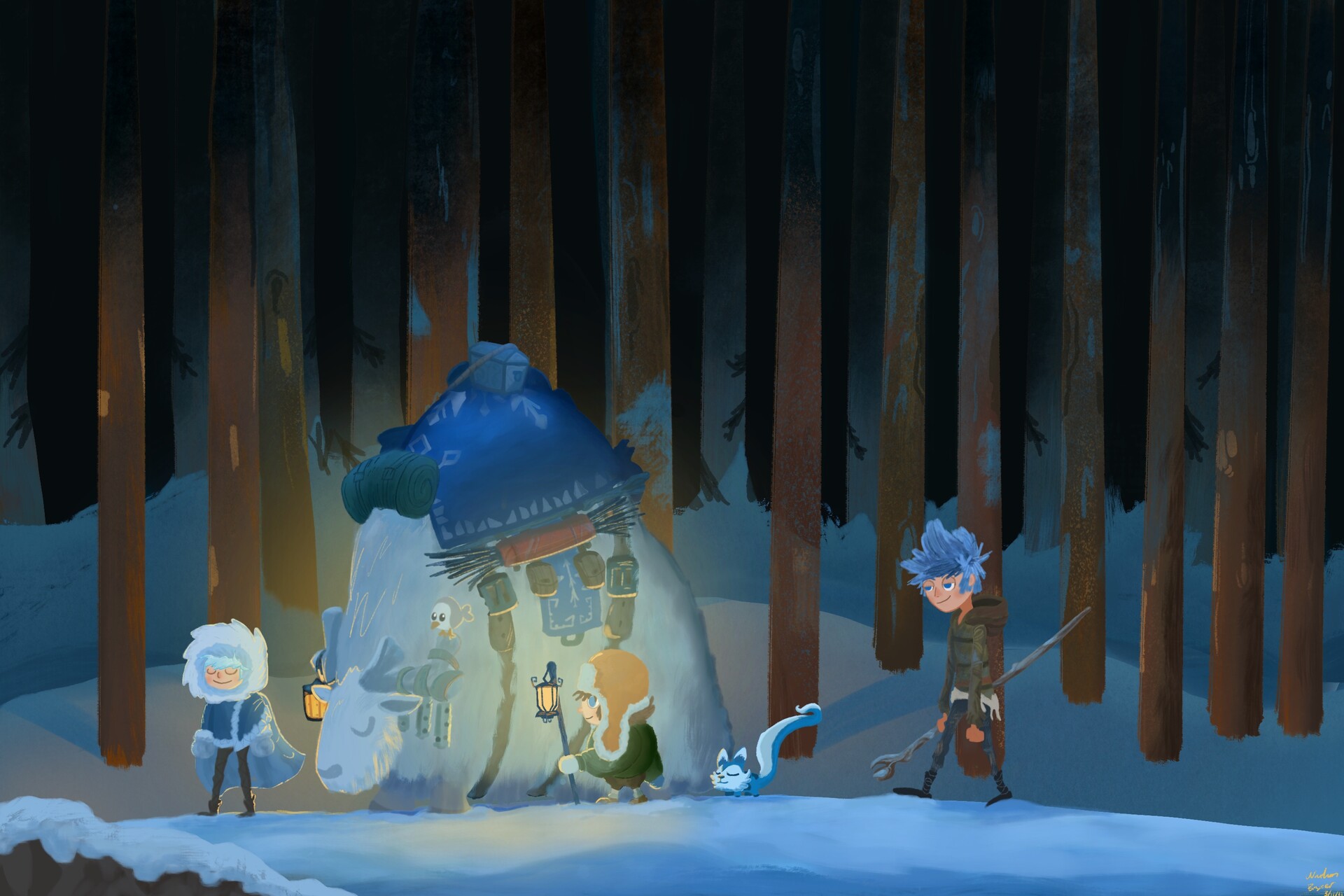 ArtStation - Snow Trails