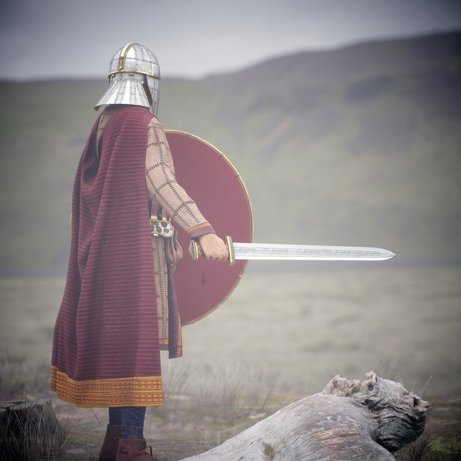 Josh Stoneley 3D Art - King Rædwald (Realtime)