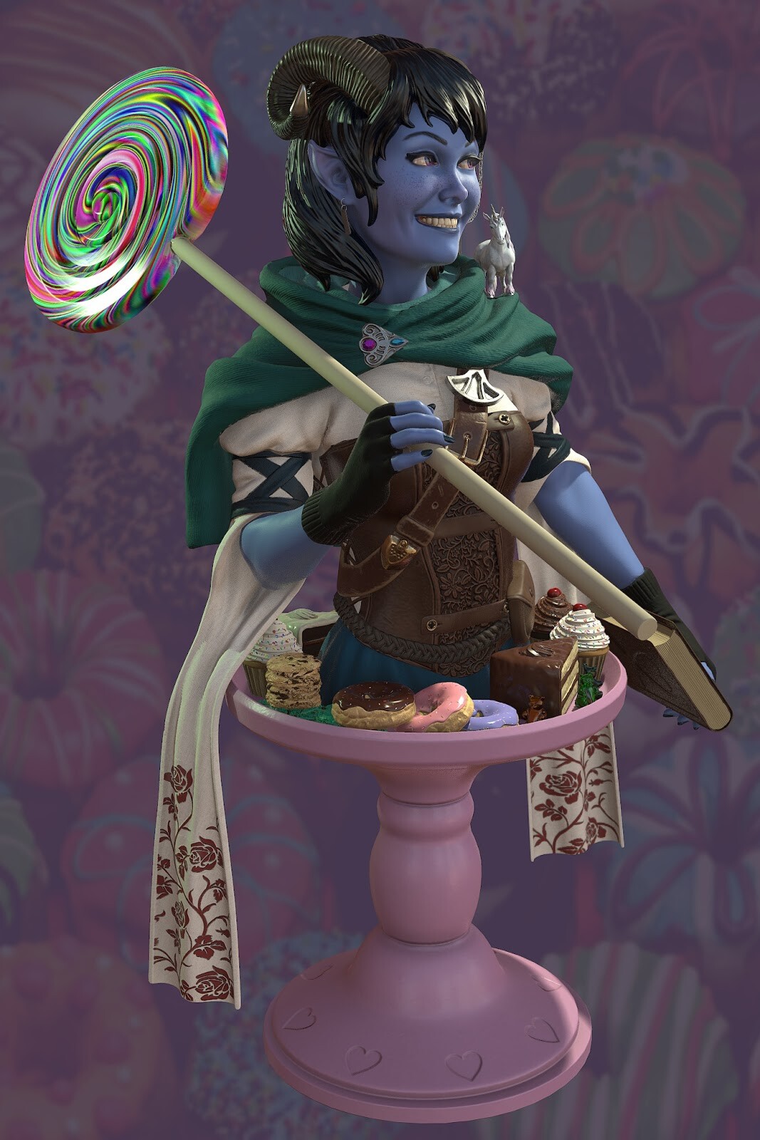 Jason Smith - Jester Bust from Critical Role