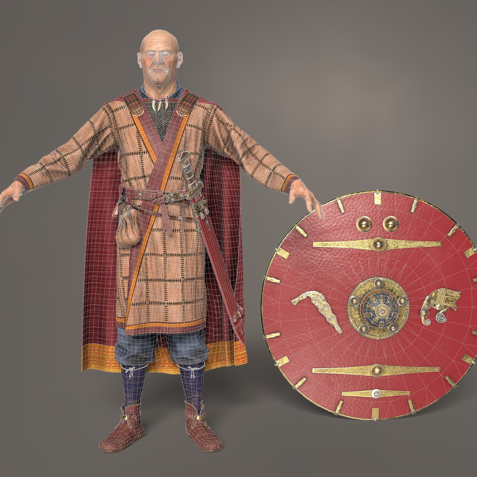 Josh Stoneley 3D Art - King Rædwald (Realtime)