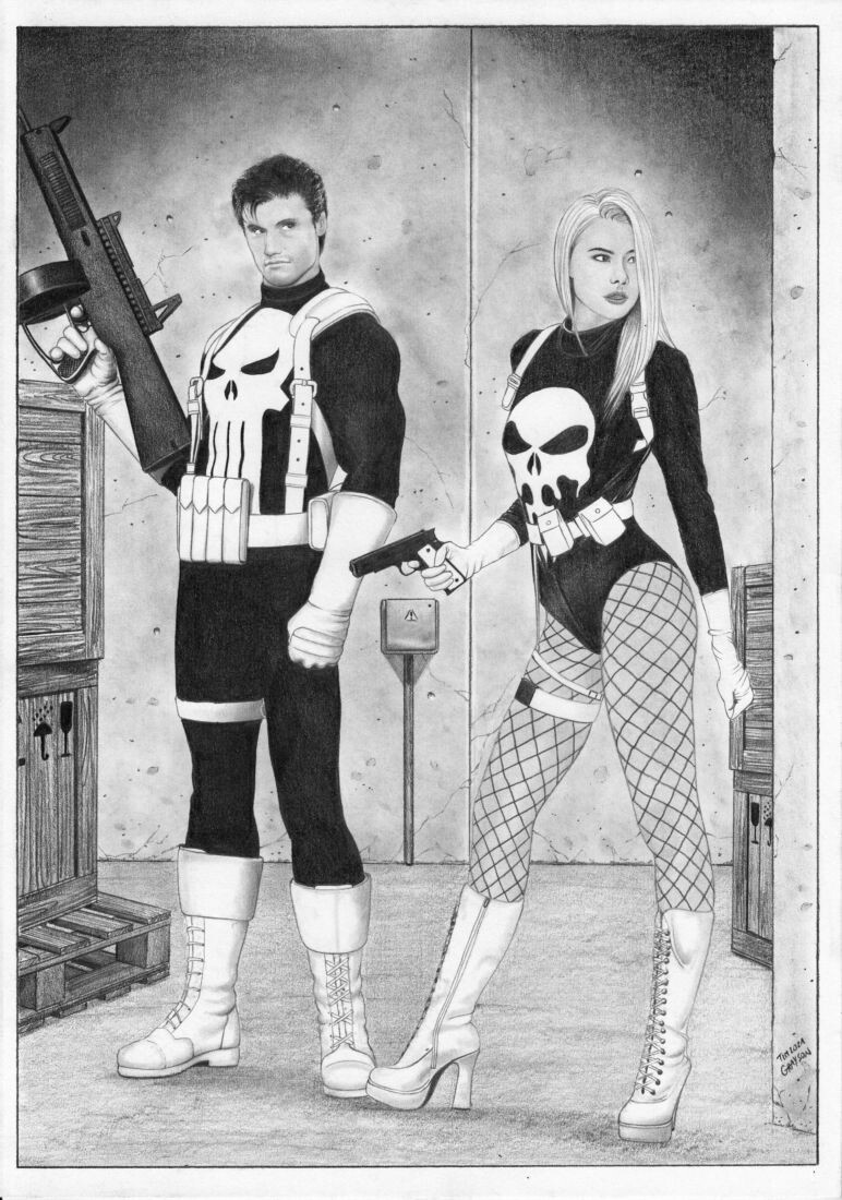 ArtStation - Punisher and Lady Punisher