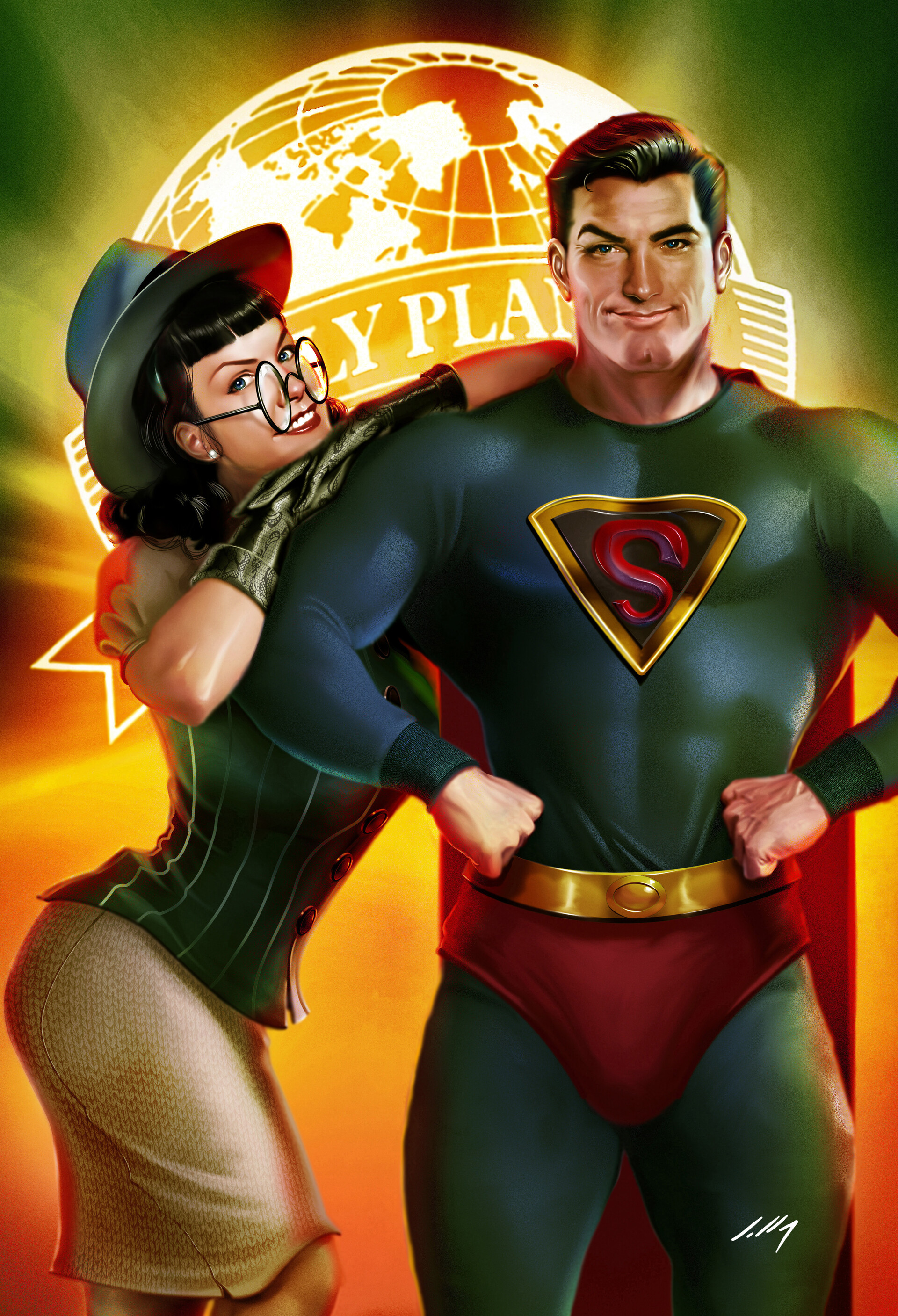 ArtStation - Lois and Superman 2019