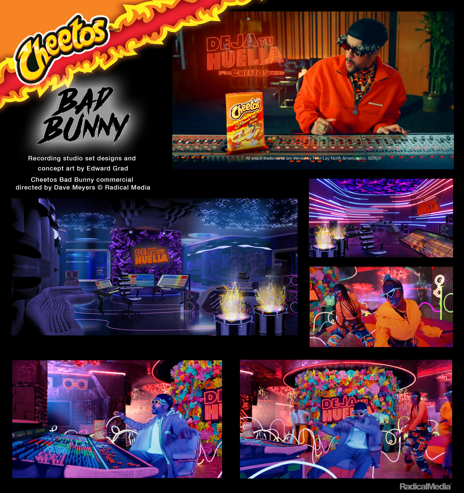 ArtStation - Cheetos Bad Bunny commercial