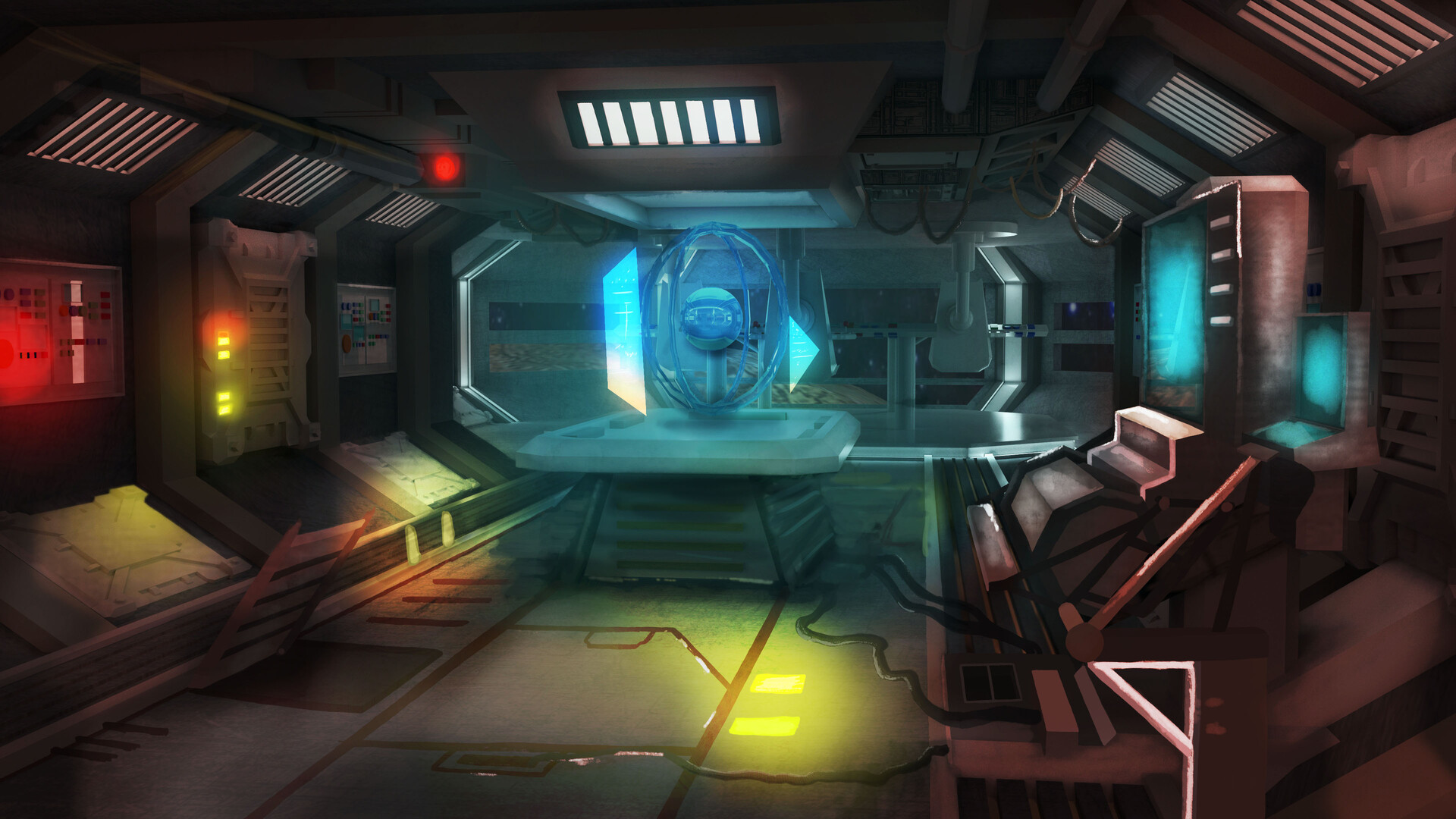ArtStation - Starship Interior