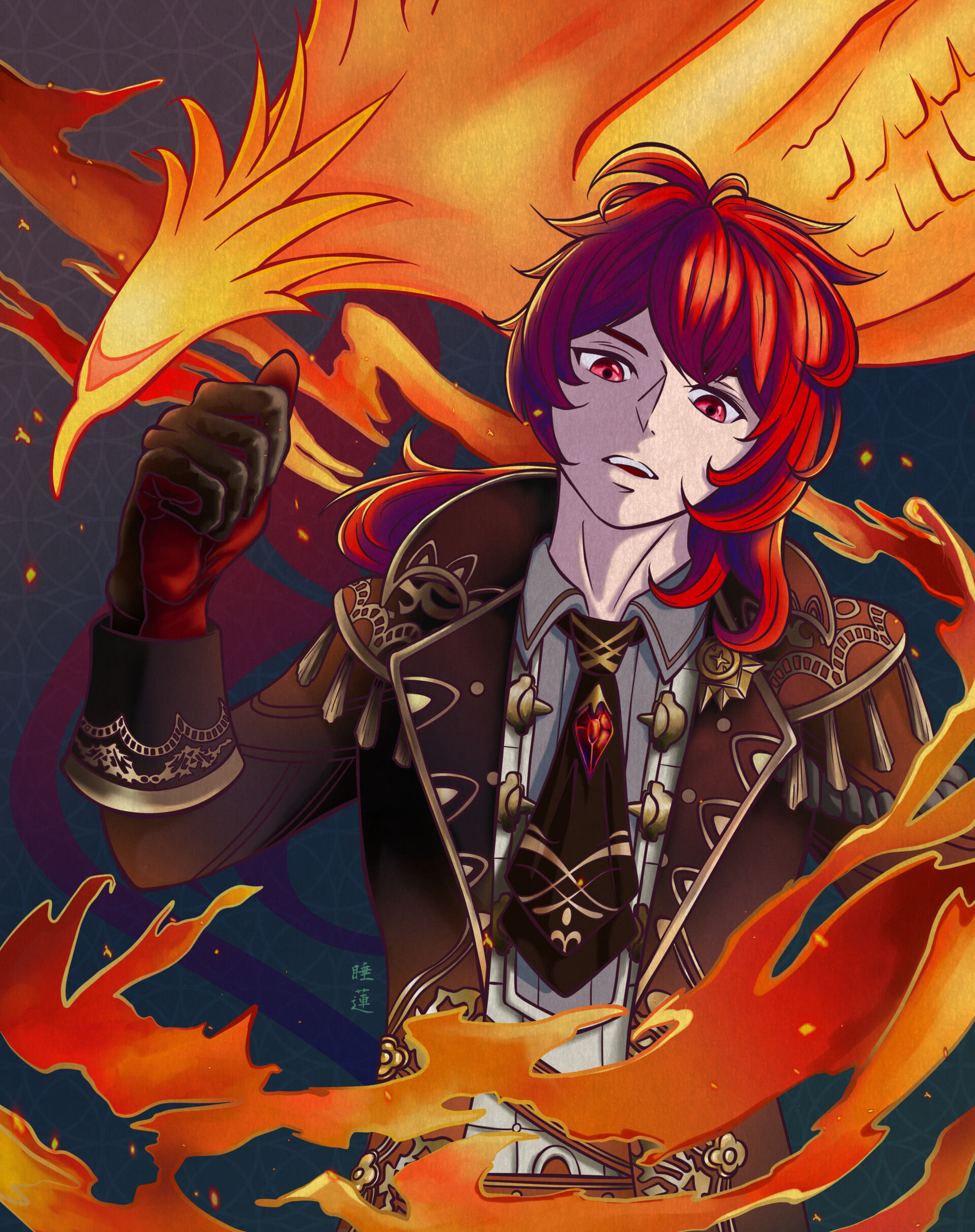 ArtStation - ディルックの旦那 | Master Diluc