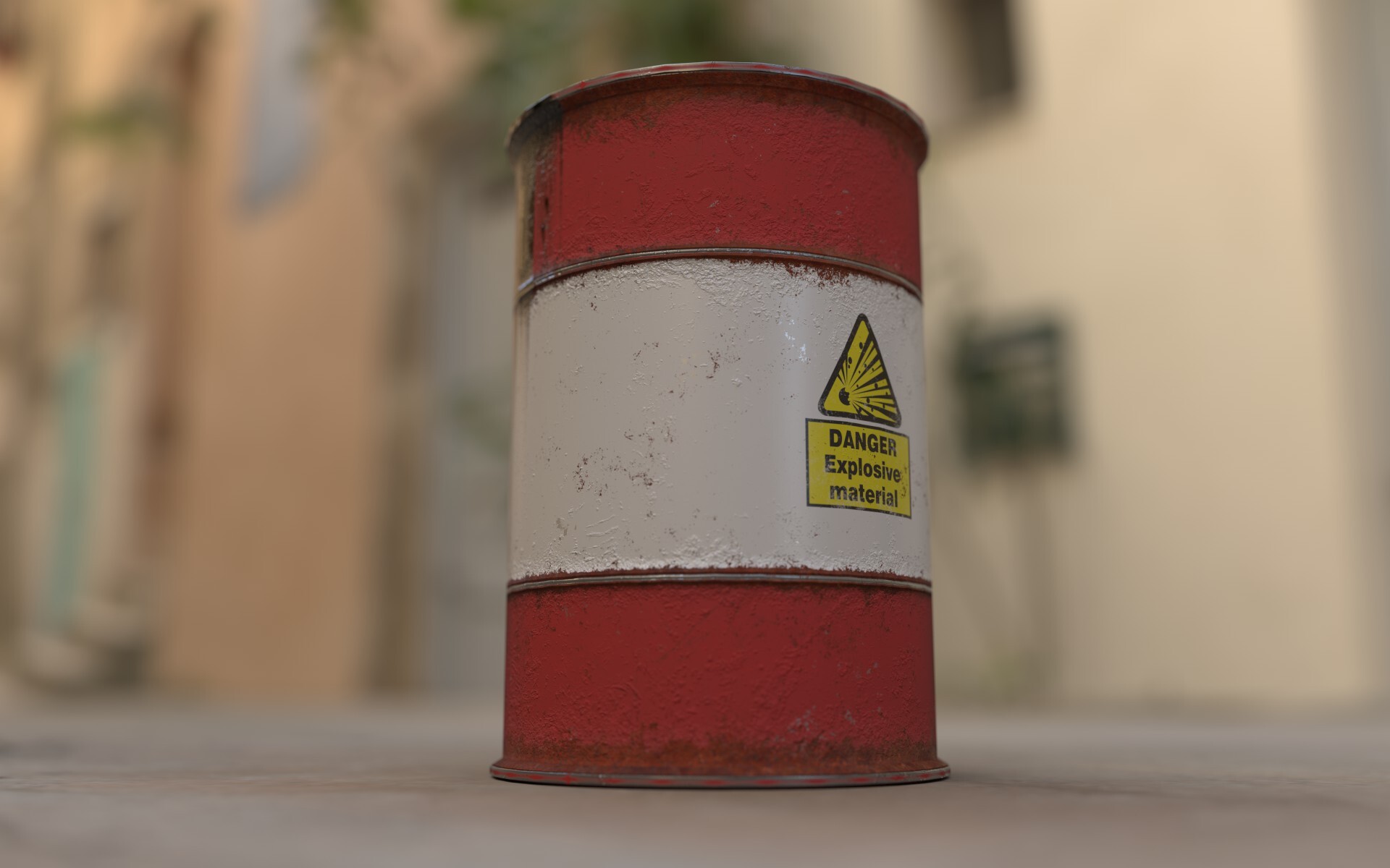 ArtStation - Game ready explosive barrel
