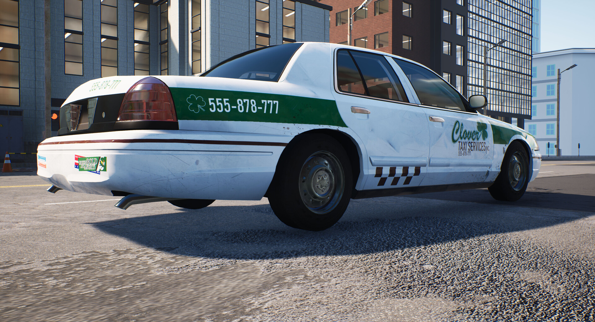 ArtStation - Police Simulator: Patrol Officers - Taxi - Texture and ...