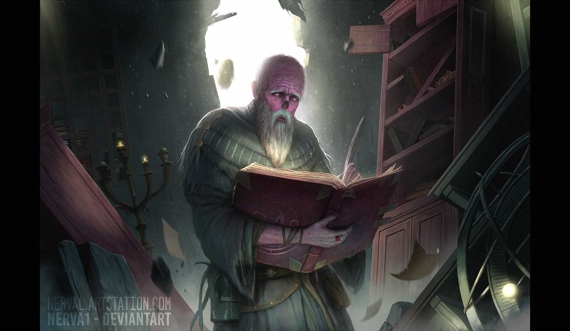 ArtStation - Undying Chronicler - the End of the World