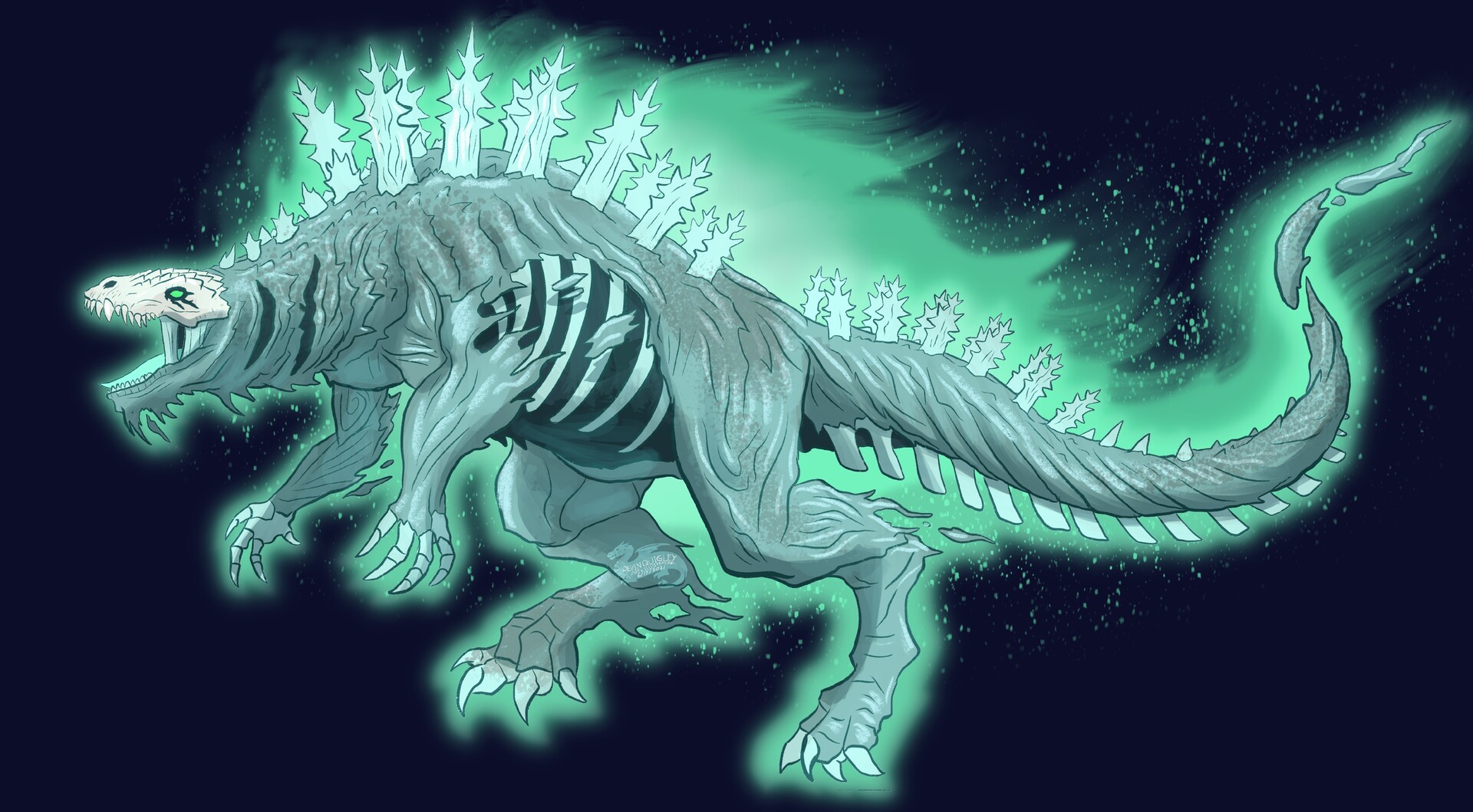 Devin Quigley - Kaijune 2021, Godzilla Redesigns and Concept Art Tributes