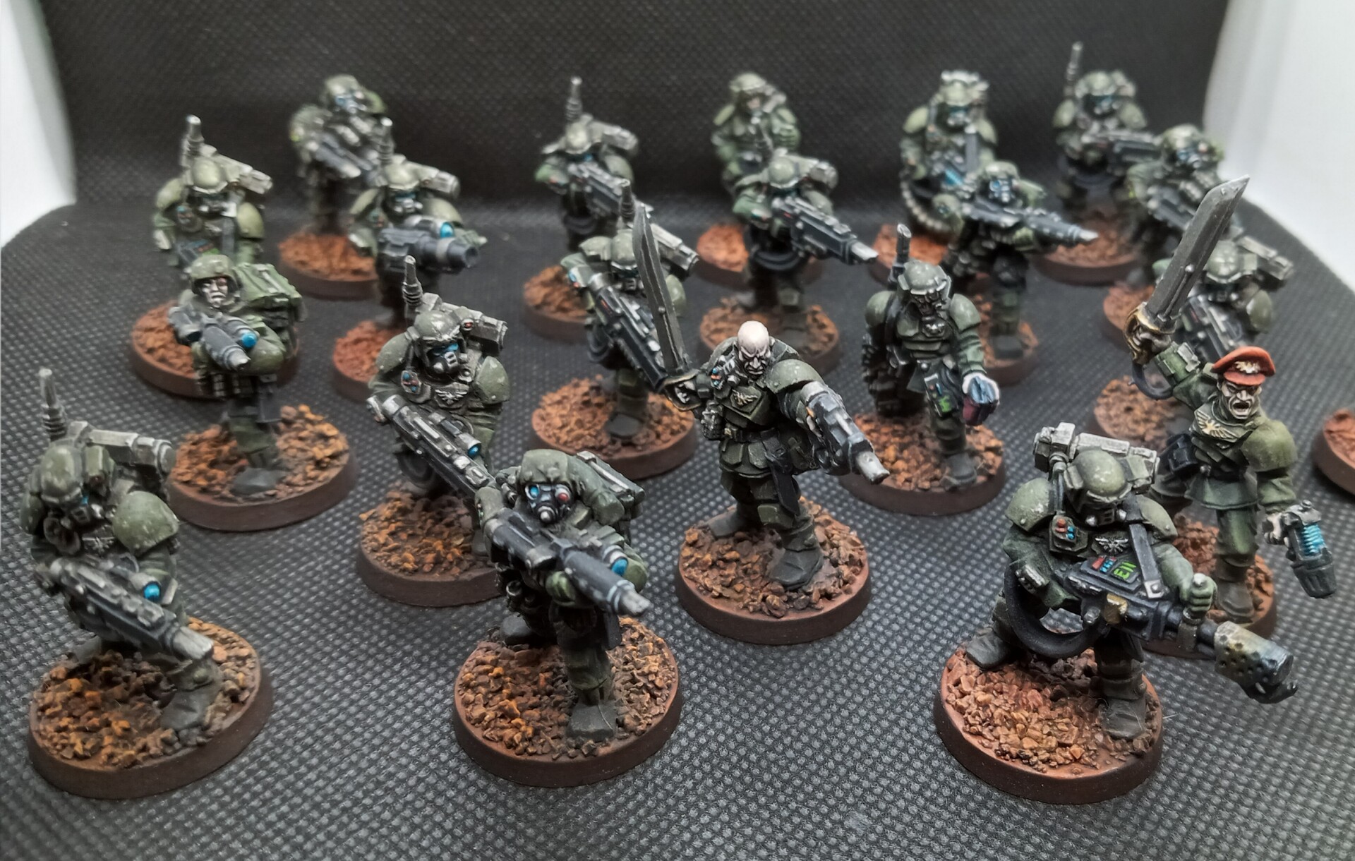 ArtStation - The Lost 28th, Cadian patrol (tabletop standard, 2020)