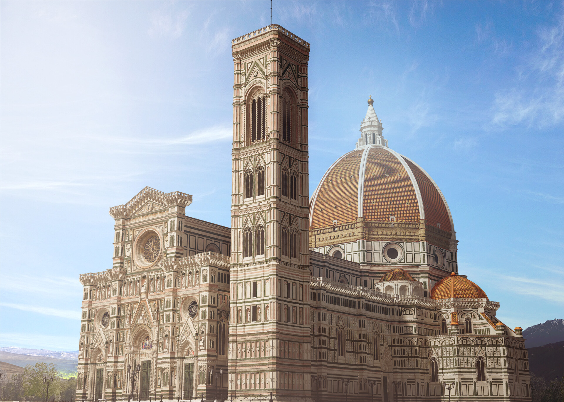 ArtStation - Florence Cathedral Exterior