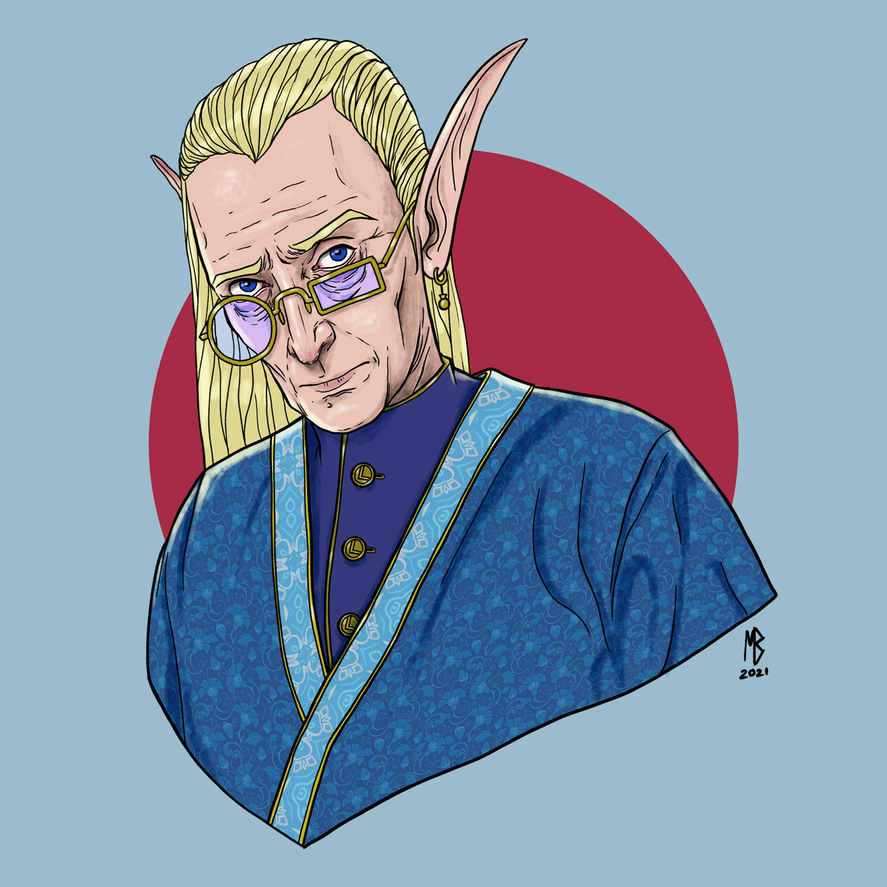 ArtStation - Nelan Leonan, High Elf Alchemist