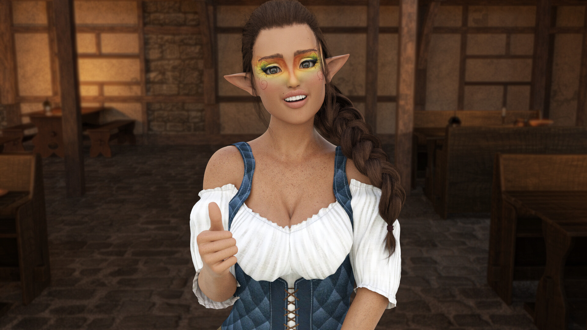 ArtStation - Game Preview 1 - Would You Join Her Table?