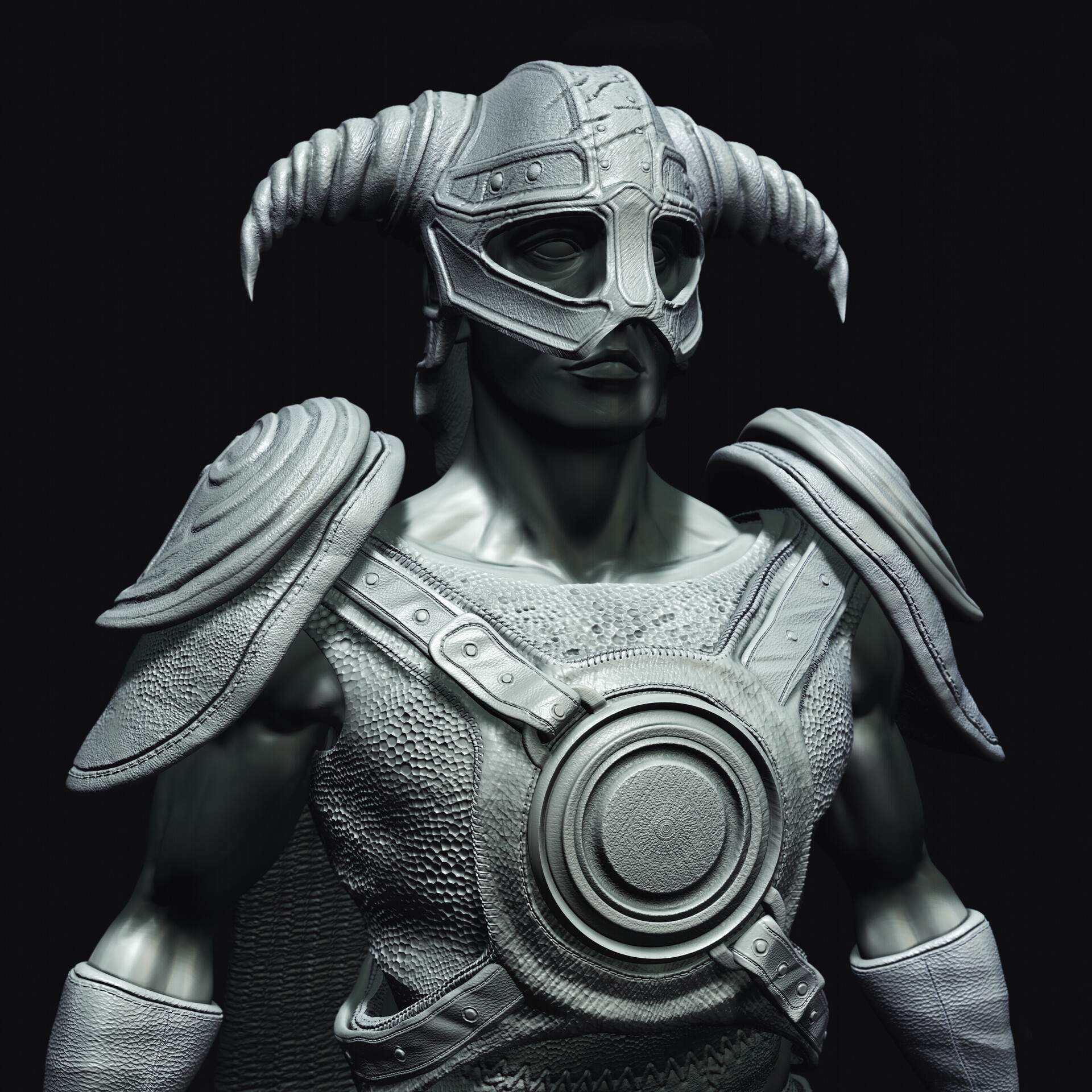 ArtStation - Elder Scrolls V: Skyrim Dragonborn - Fan Art 3D Modeling