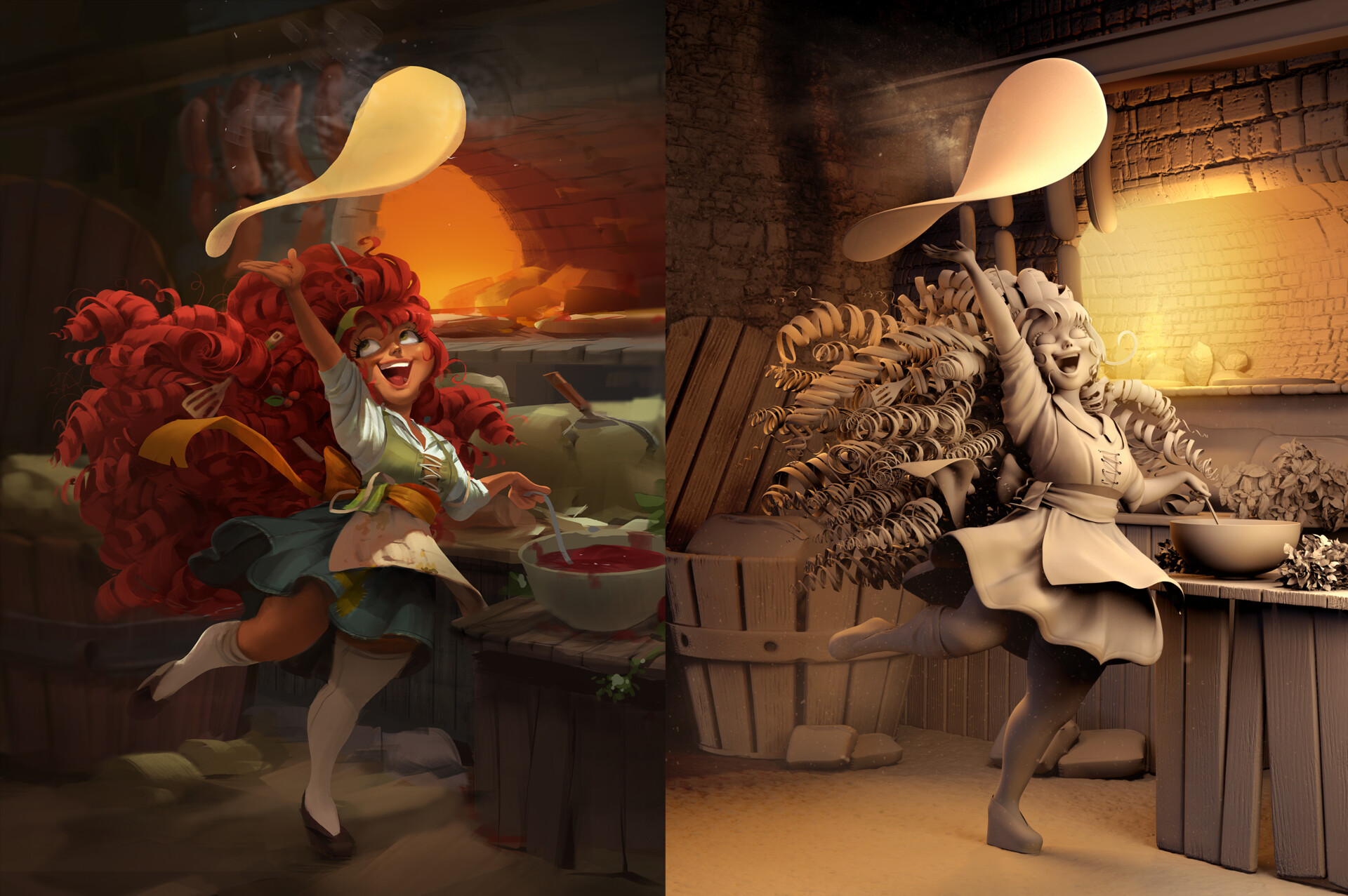 Beatrice Ferretti - Cook Quest from Erin Shin Character Design