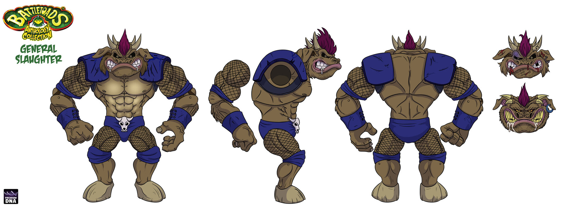 ArtStation - Battletoads: General Slaughter - Action figure control art