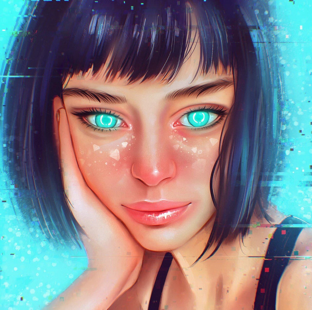 ArtStation - Digital Girl with referense
