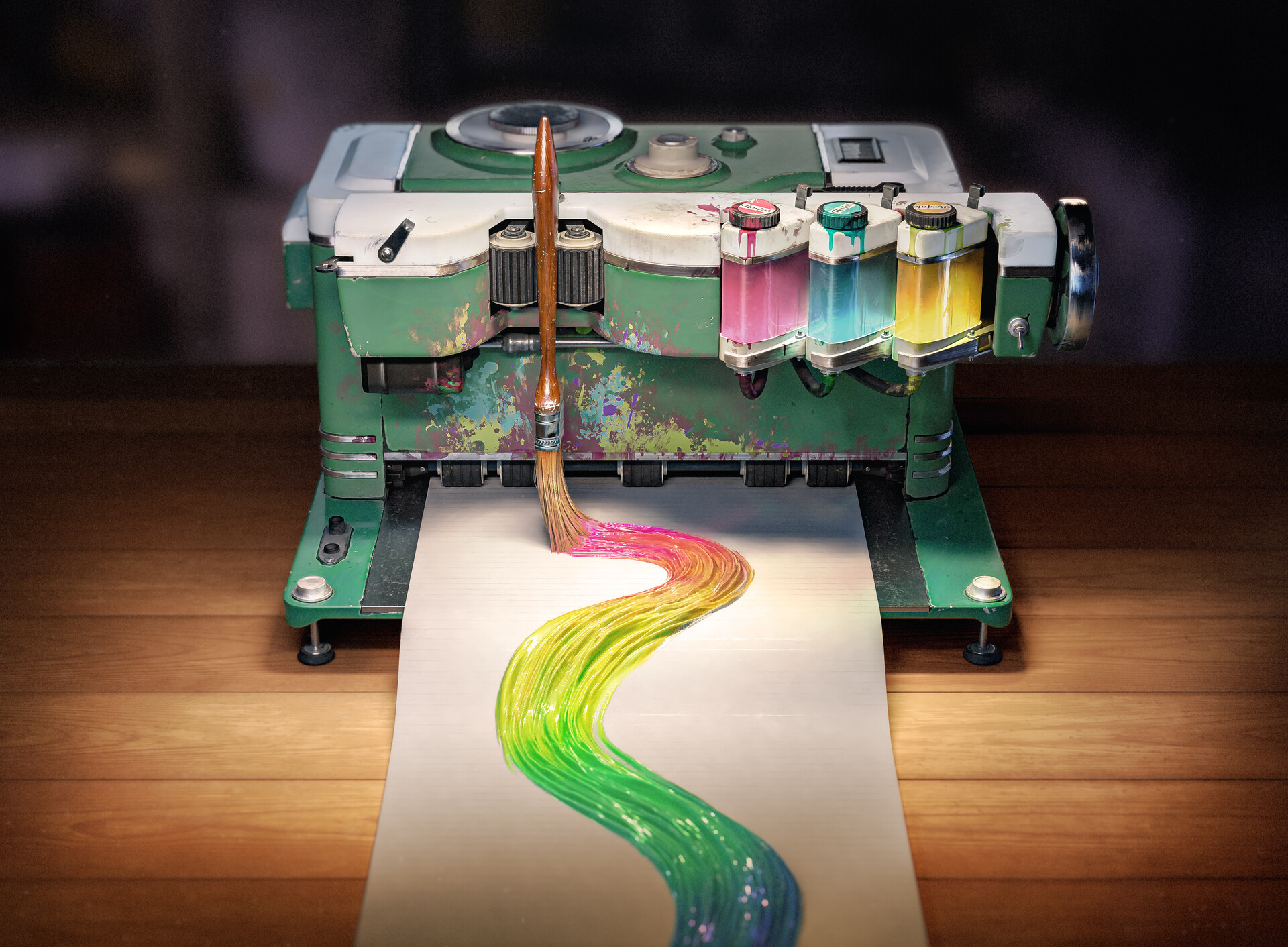 ArtStation - Adobe Substance 3D Painter Splash Screen