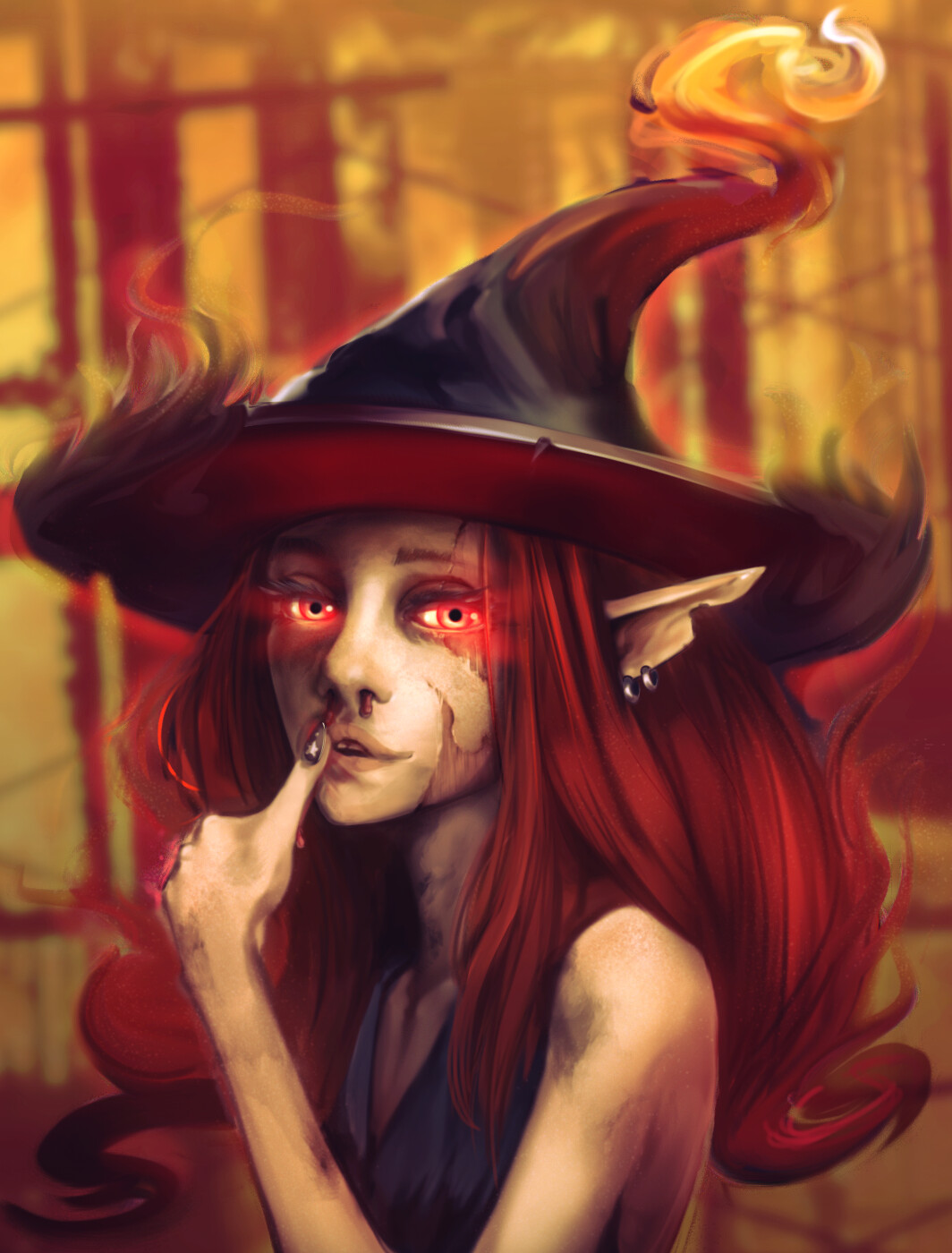 ArtStation - The Fire Witch, Nicola Spadari