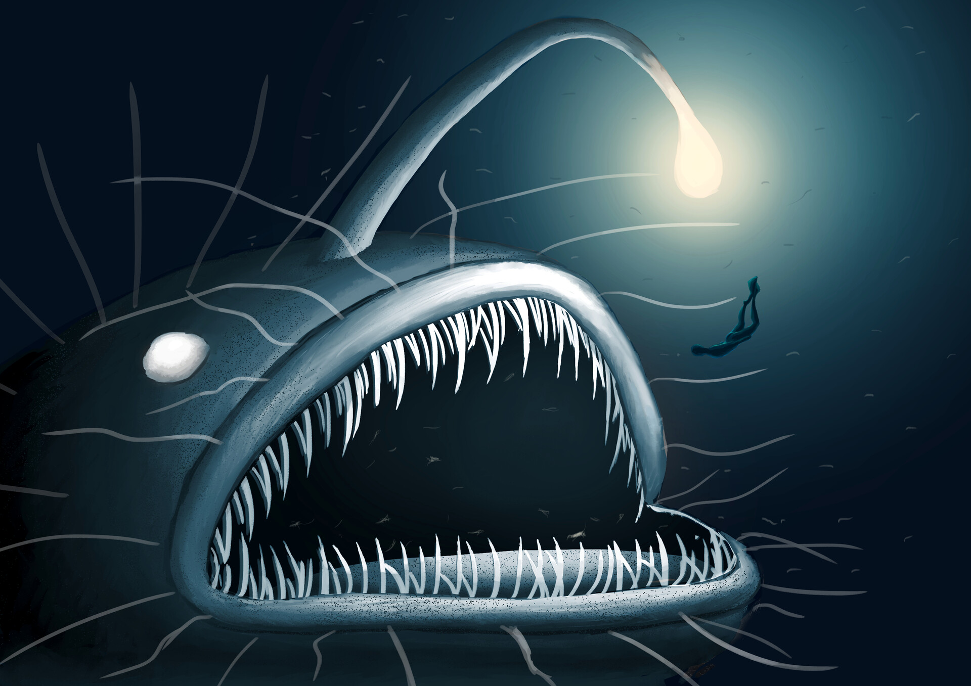 ArtStation - Giant Angler Fish