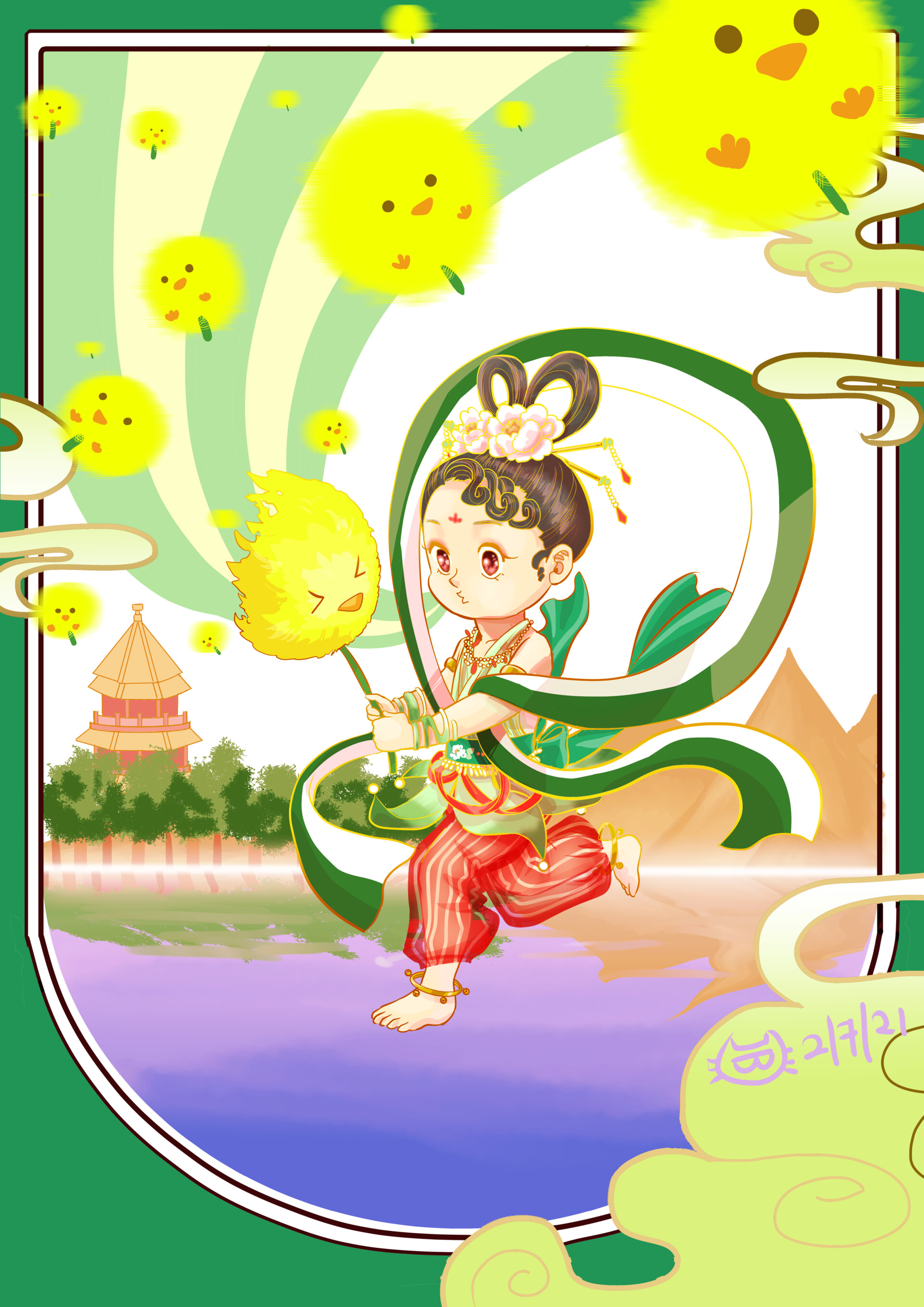 YAN镜猫 yanjingmao - CDC- element guardian - Dunhuang Fairy - child of wind