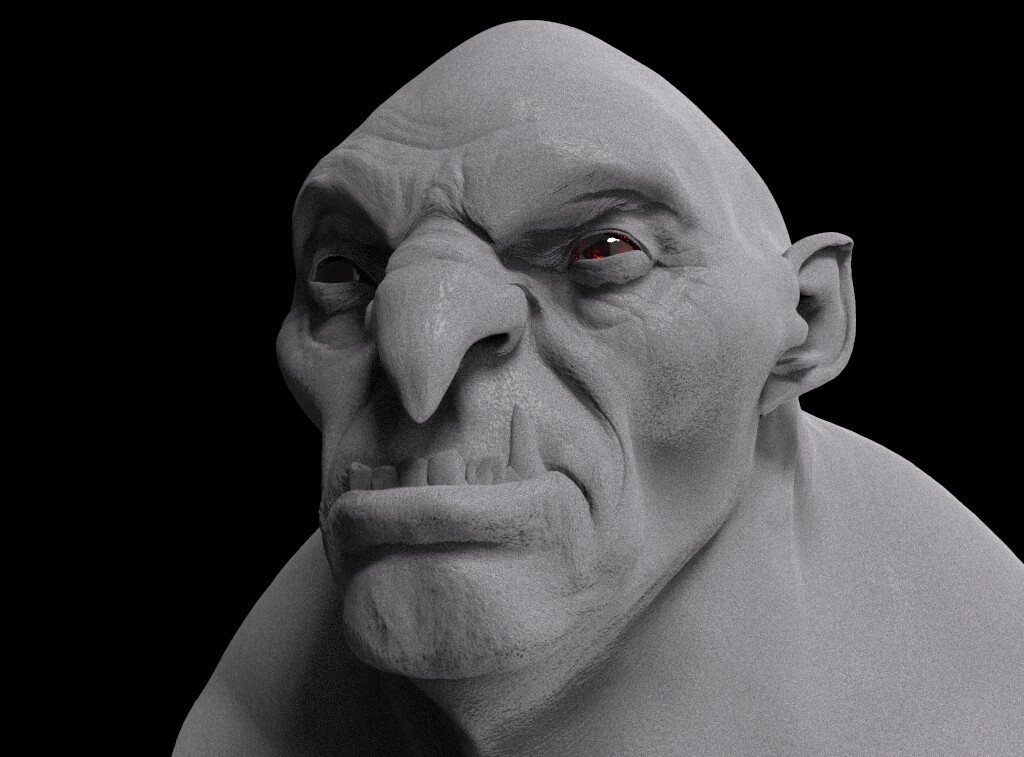 ArtStation - Ogre Head