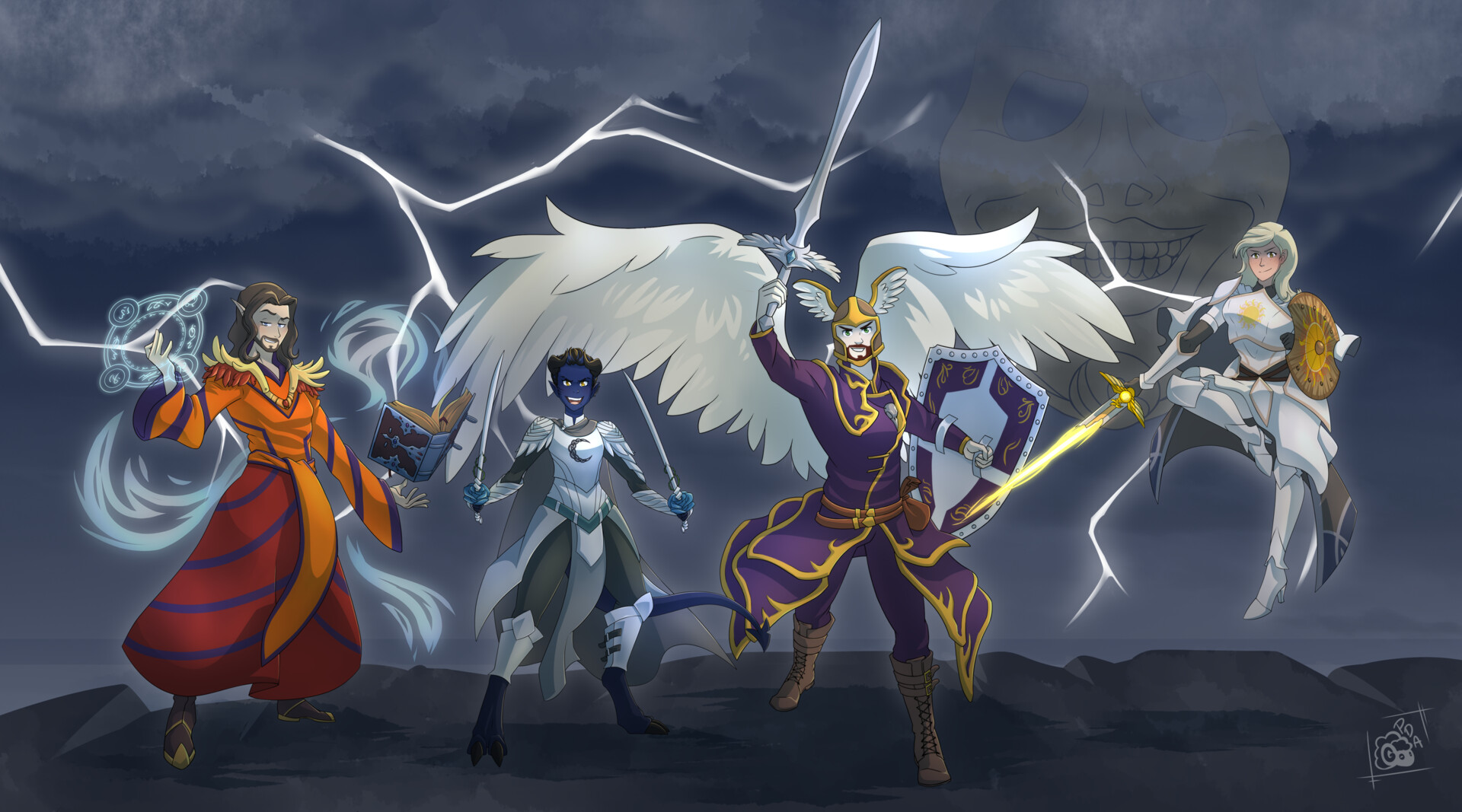 ArtStation - God-like party