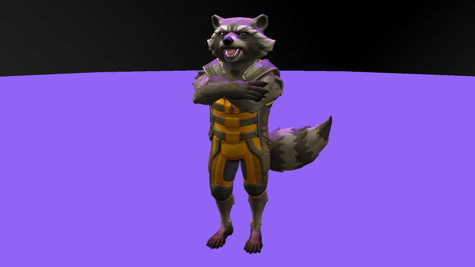 ArtStation - RocketRacoon - Rig&Animation