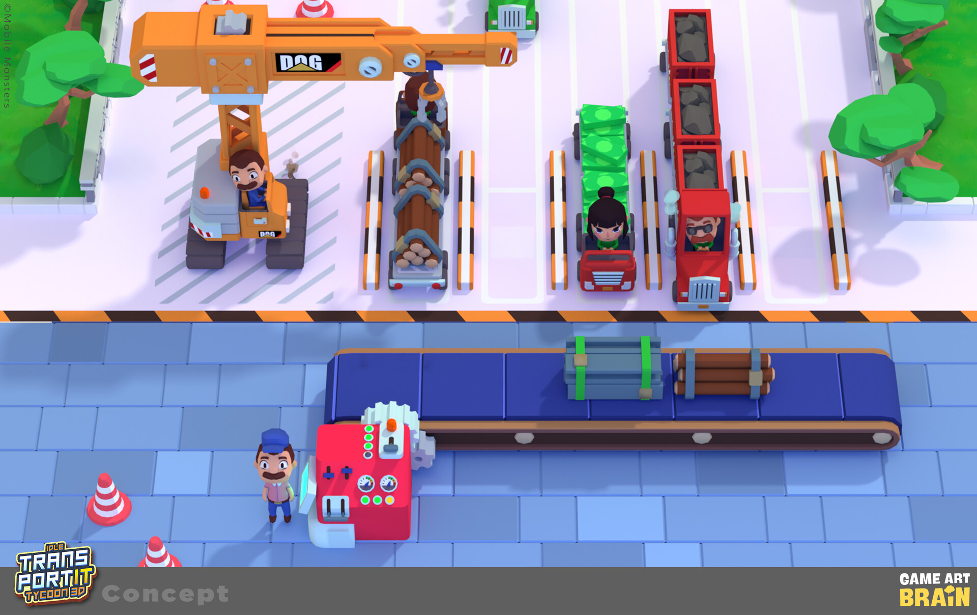 Game Art Brain - Creation & Consulting - Fake Gameplay Video for Idle Game