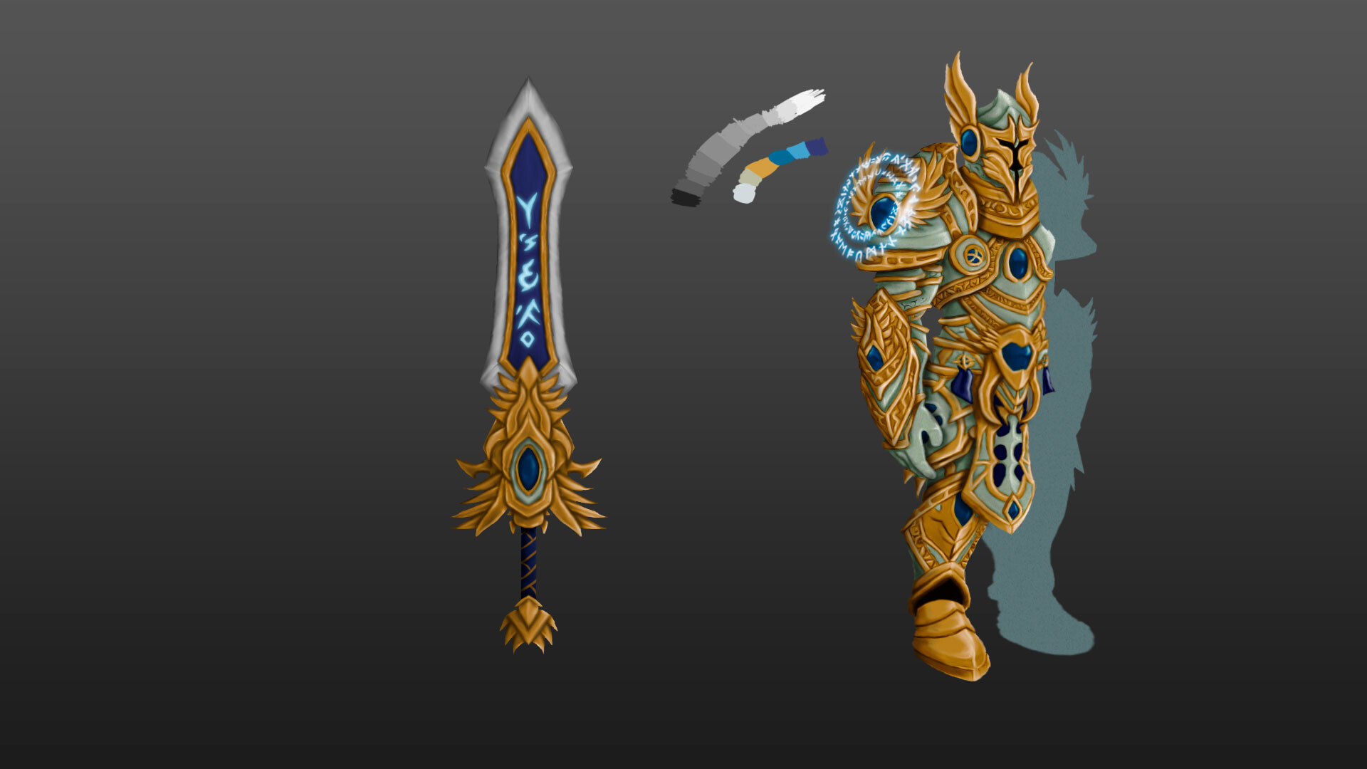 ArtStation - Ultra Quest - Custom Paladin Armor