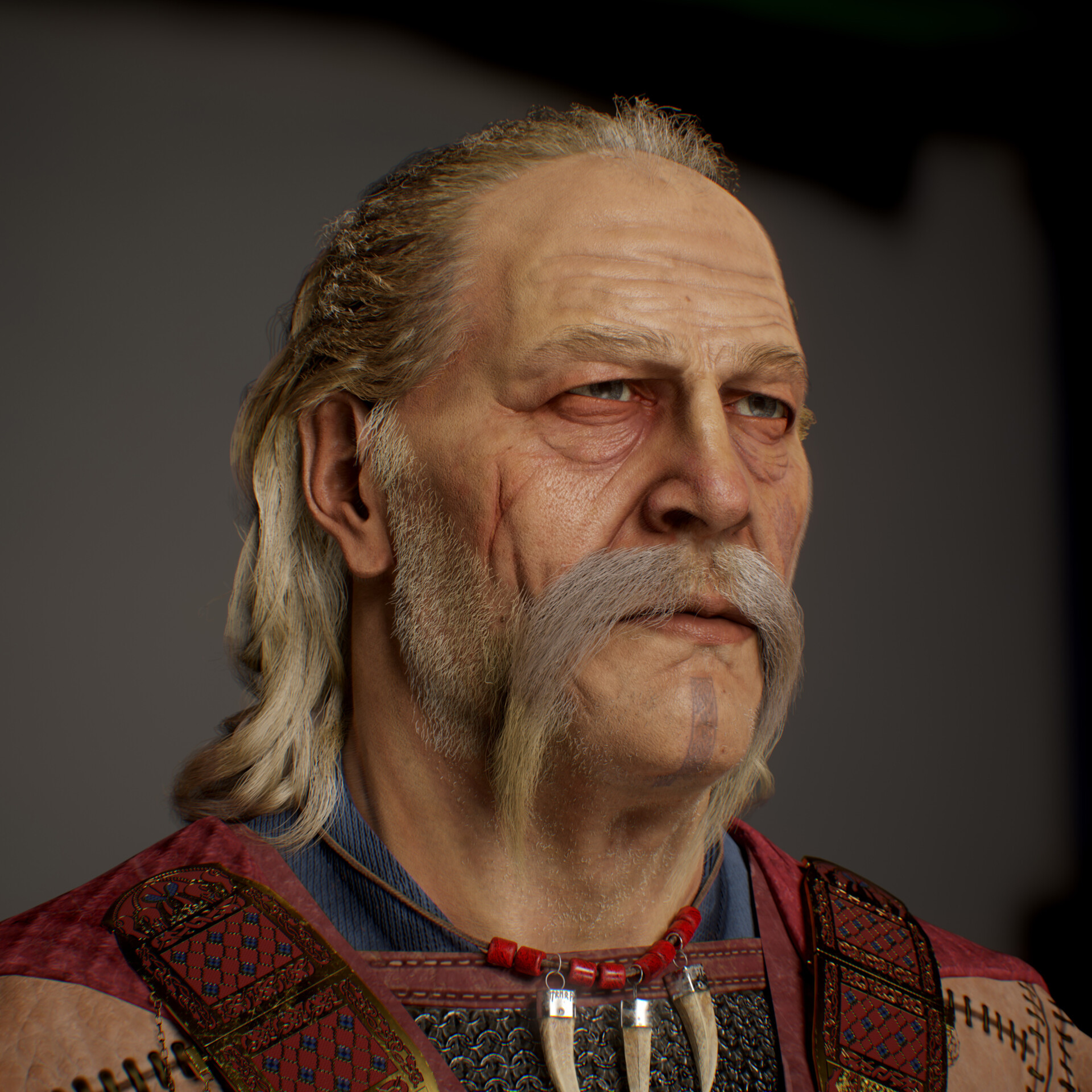 Josh Stoneley 3D Art - King Rædwald (Realtime)