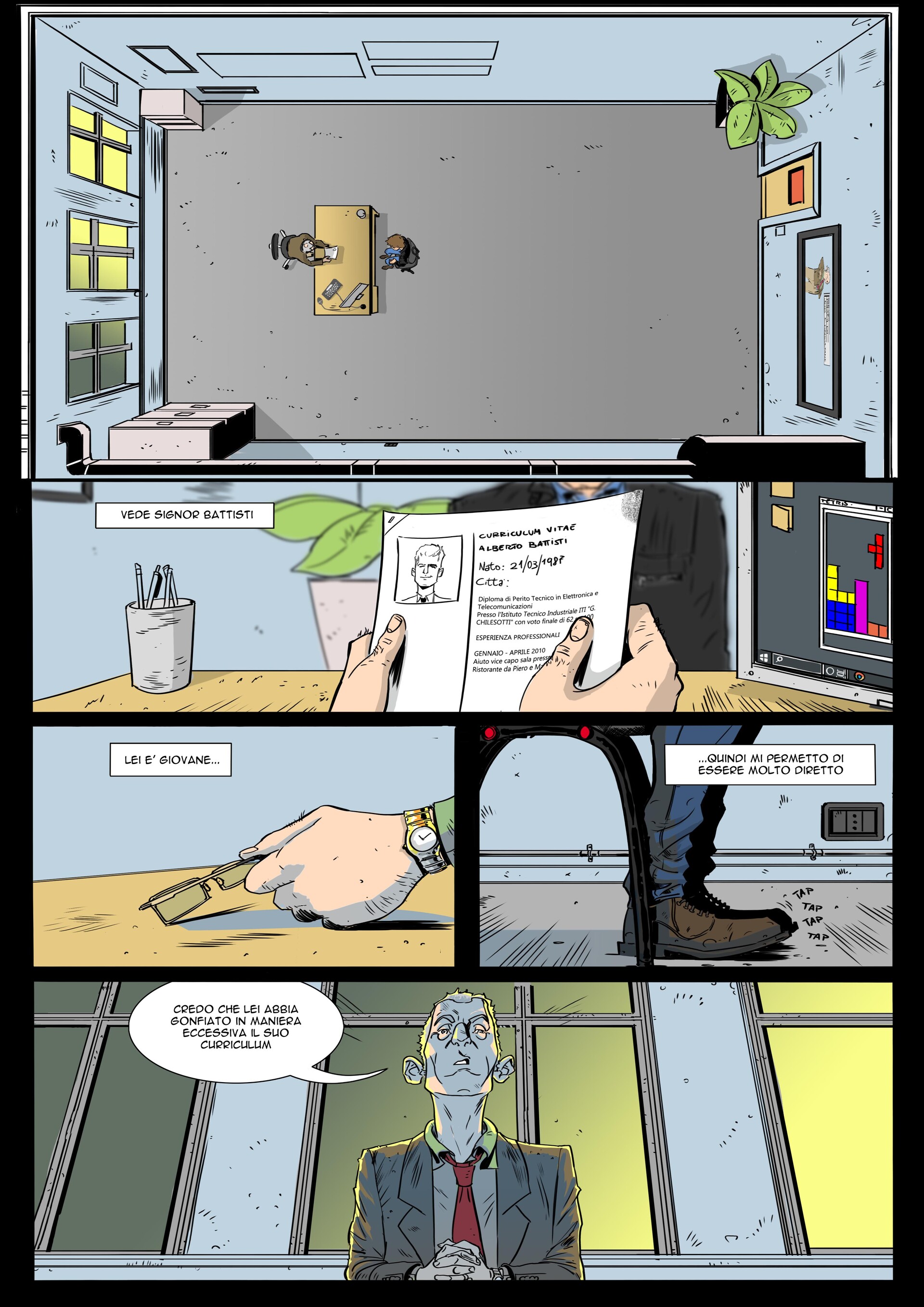 ArtStation - AMEN - Comic Book Pages. Written by Fabio Reato